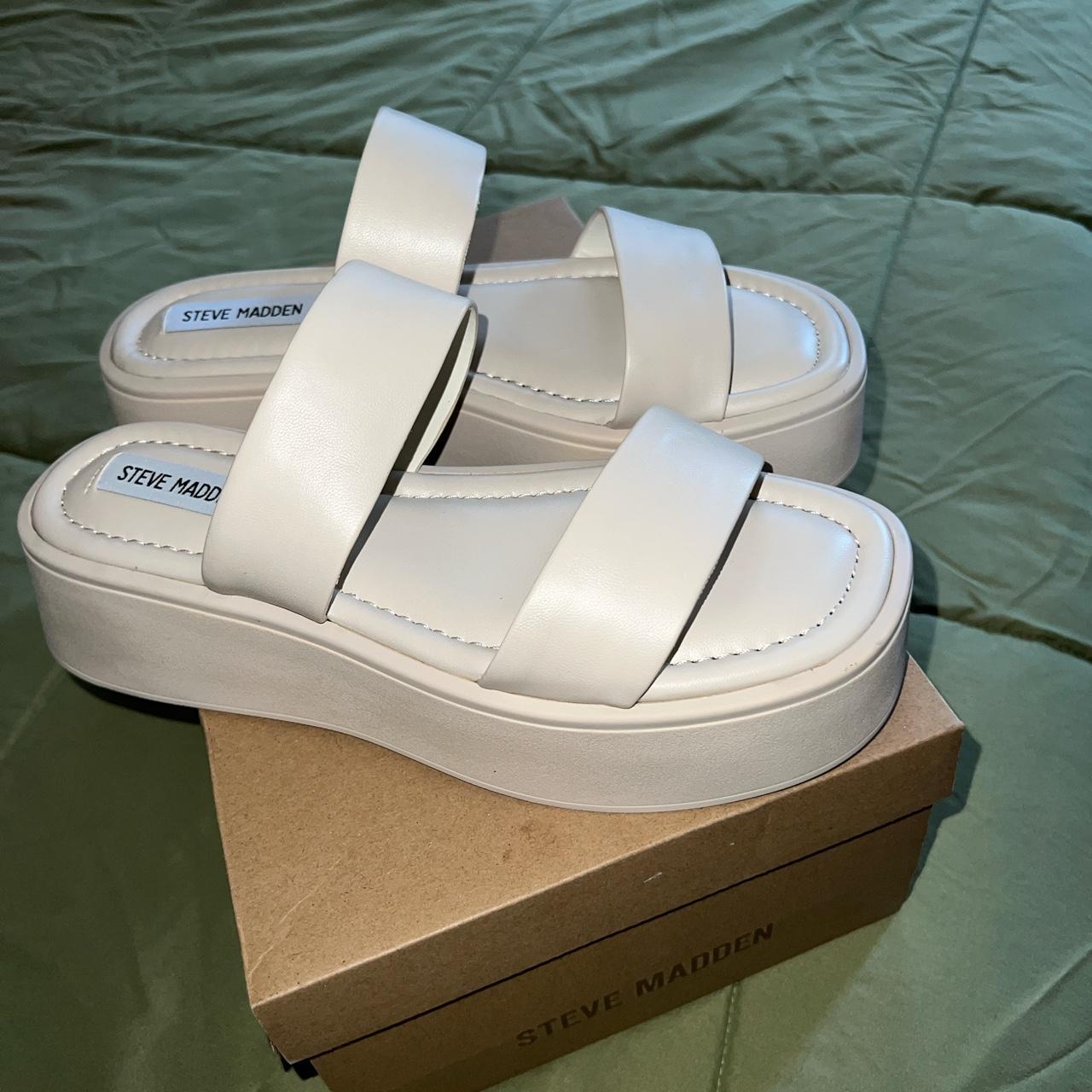 *never worn* steve madden platform sandals! ♡ open... - Depop