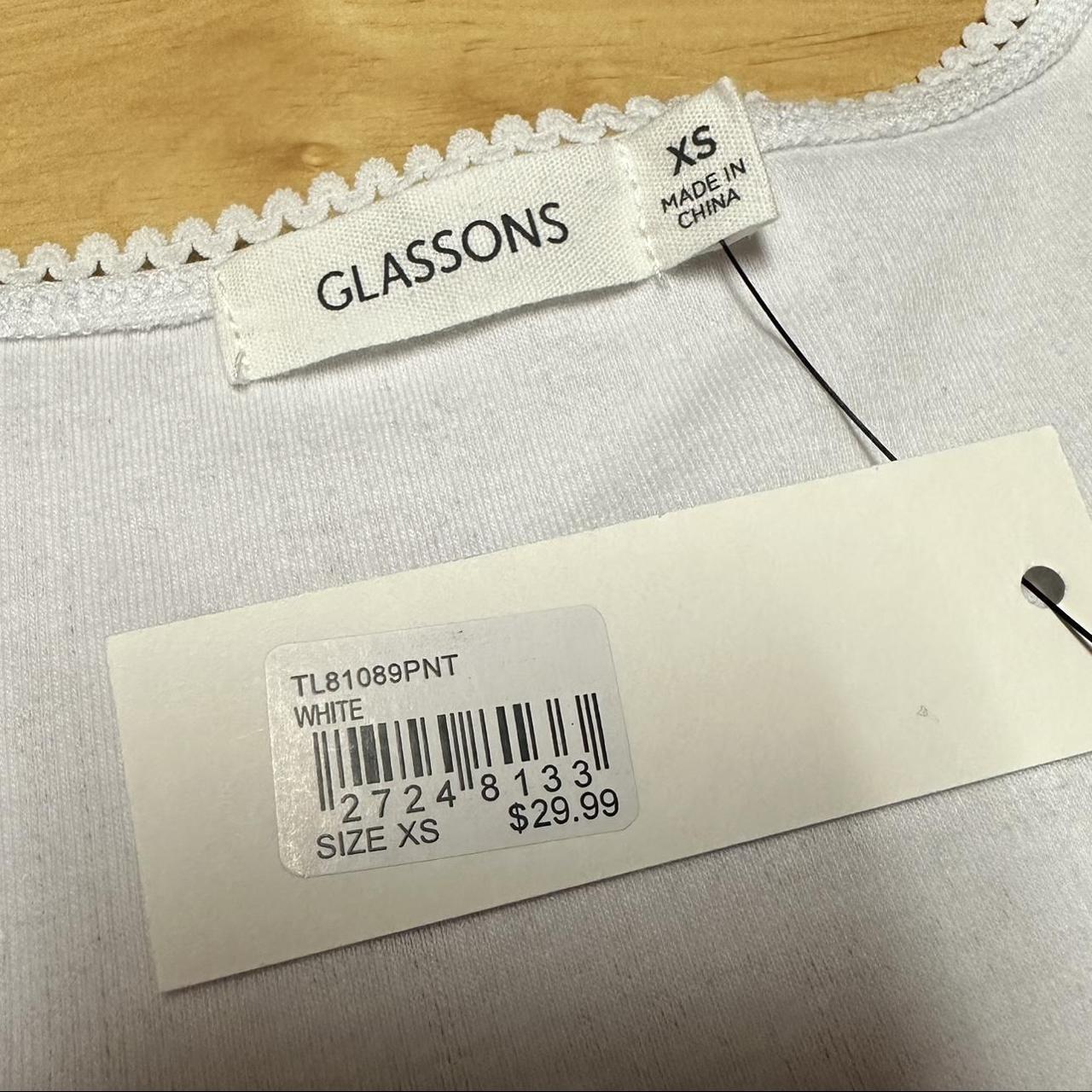 Brand new glassons long sleeve in white floral size... - Depop