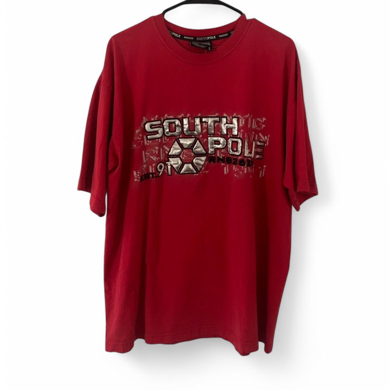 Y2k puff print southpole t shirt... | Depop