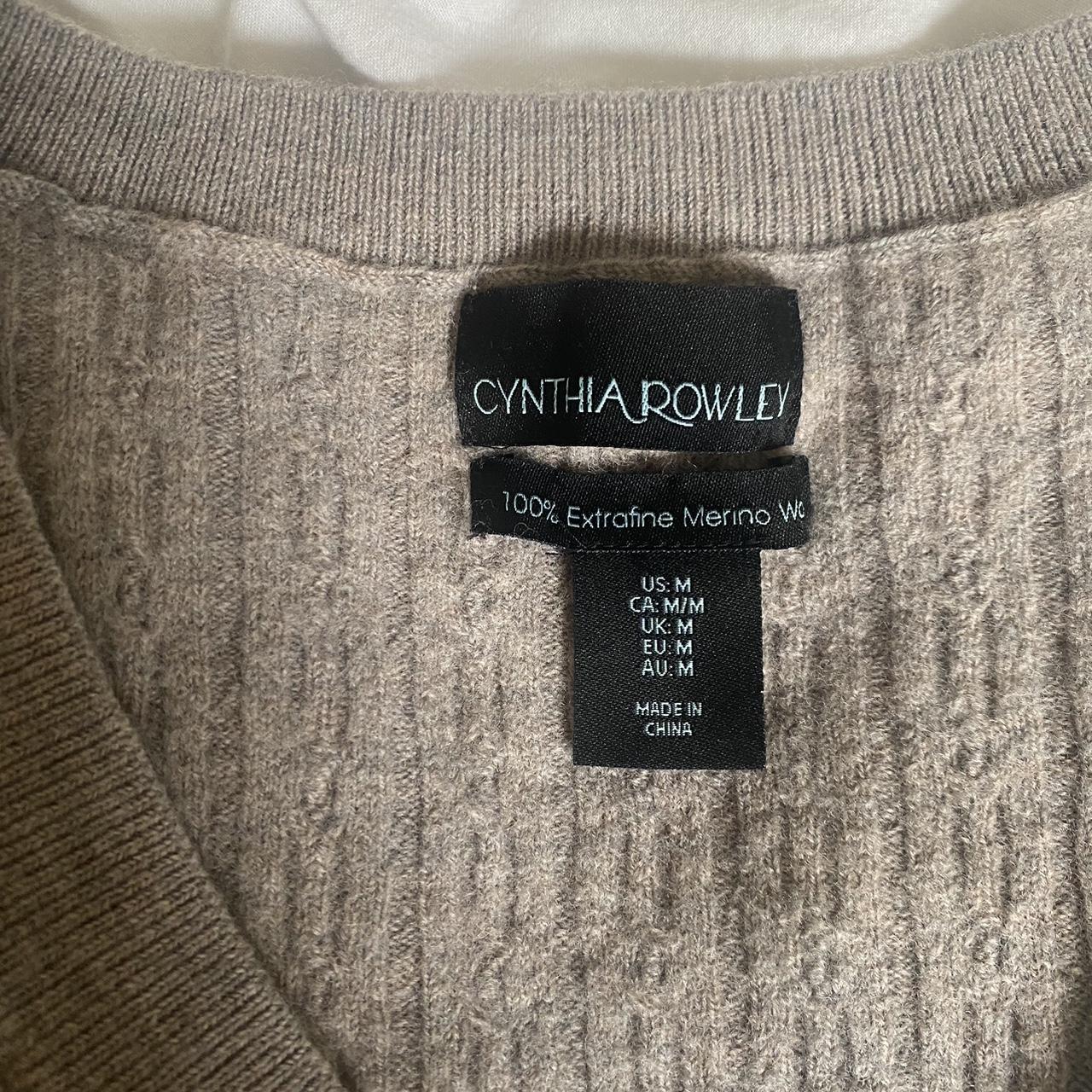 💐Cynthia Rowley sweater . 100% Merino wool . Soo... - Depop
