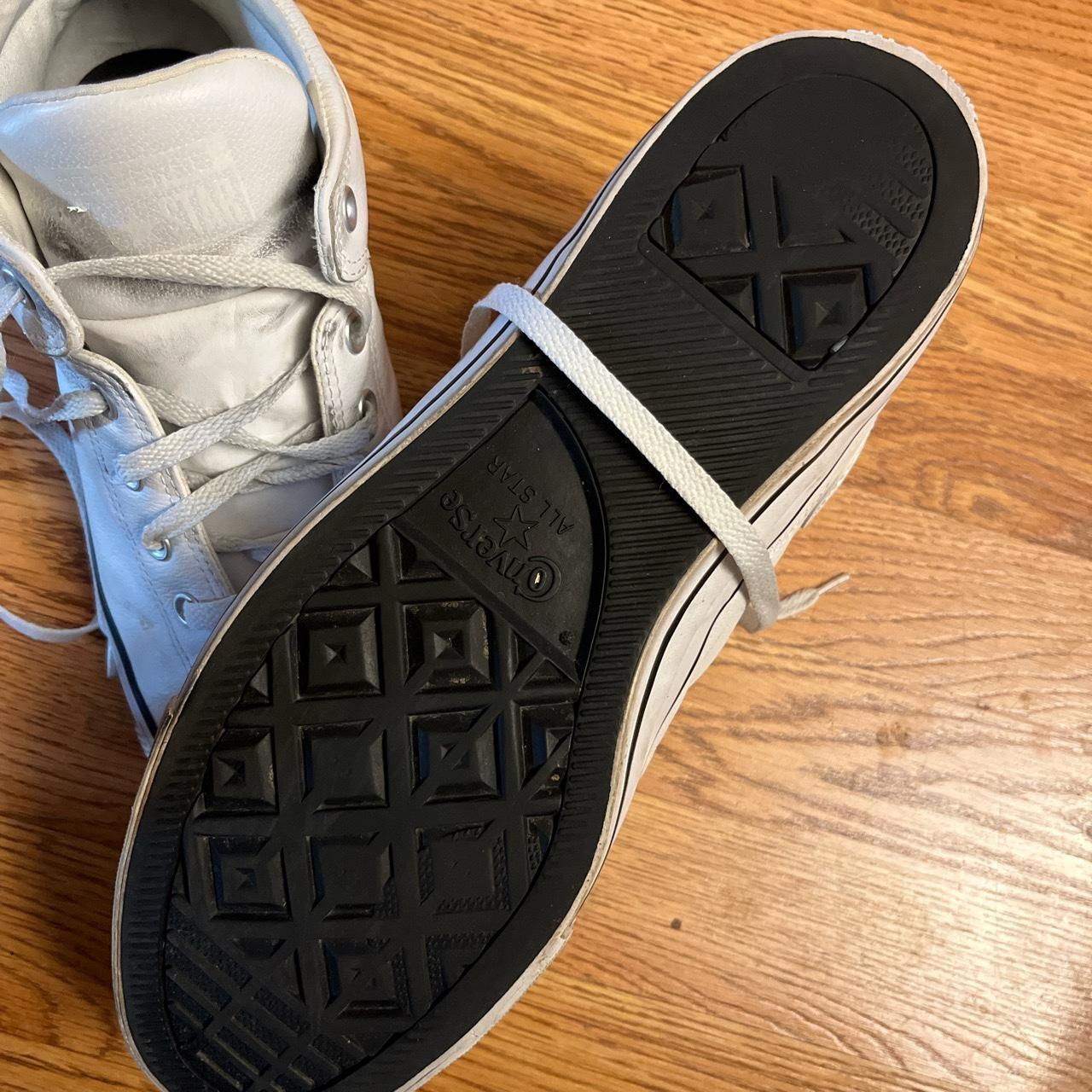 High top Leather Converse size 13 men’s #converse... - Depop