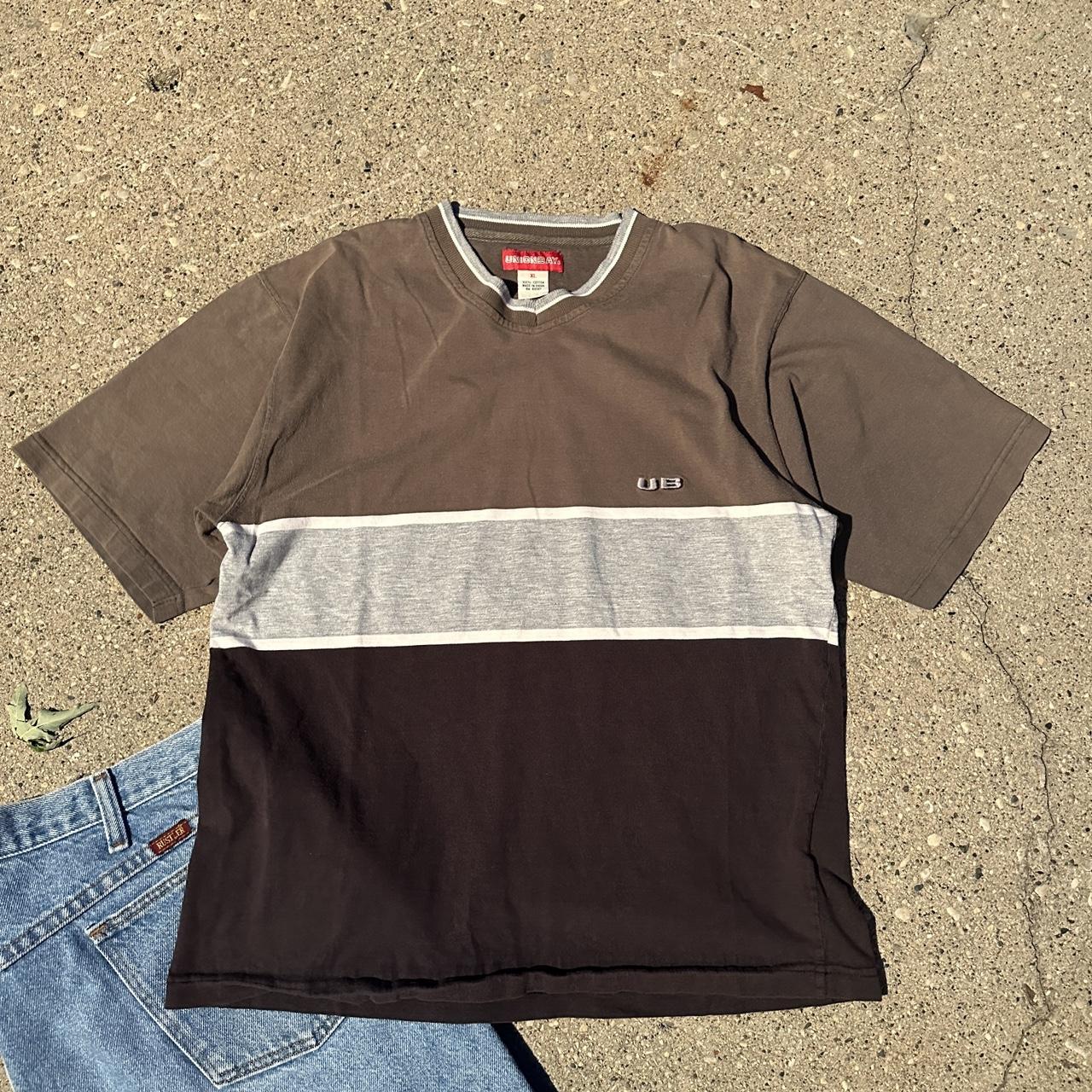Vintage union bay 3 tone shirt Size kids XL fits... - Depop
