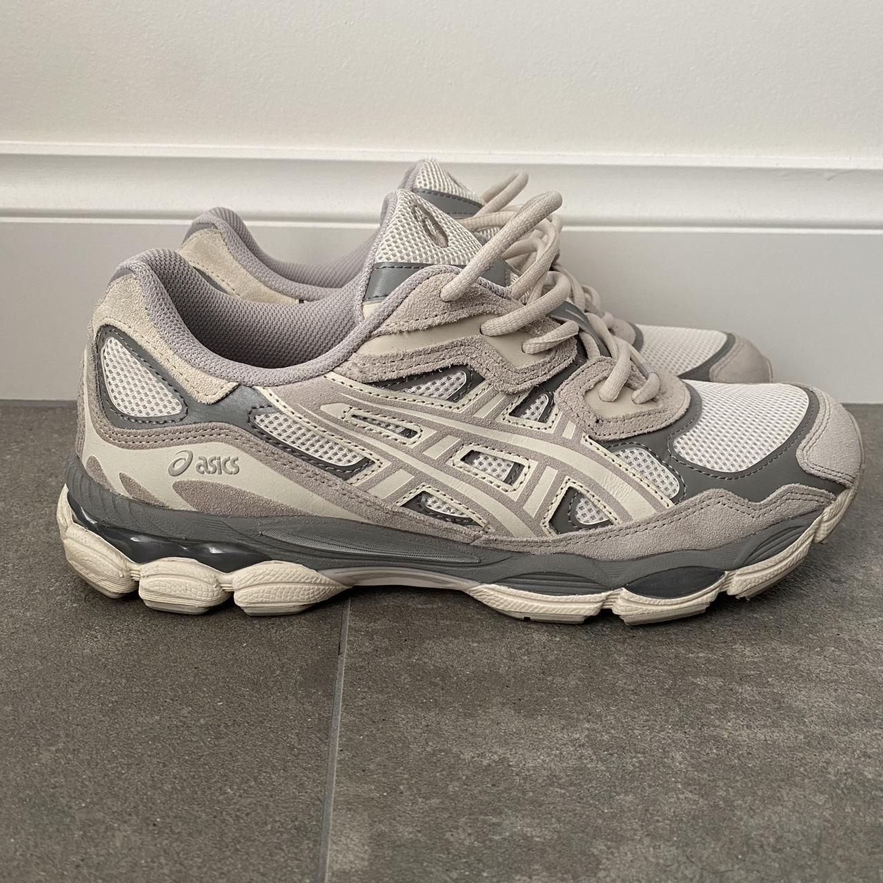 Asics Gel NYC / Cream,oyster grey / US10 / Worn a... - Depop