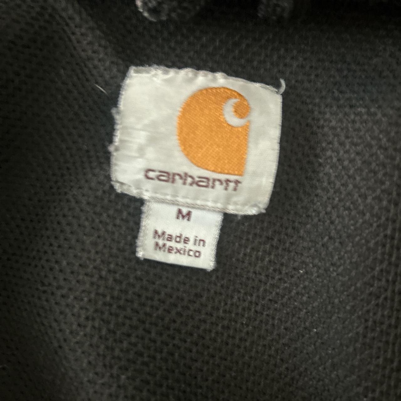 Dark Blue Carharrt Jacket - Depop