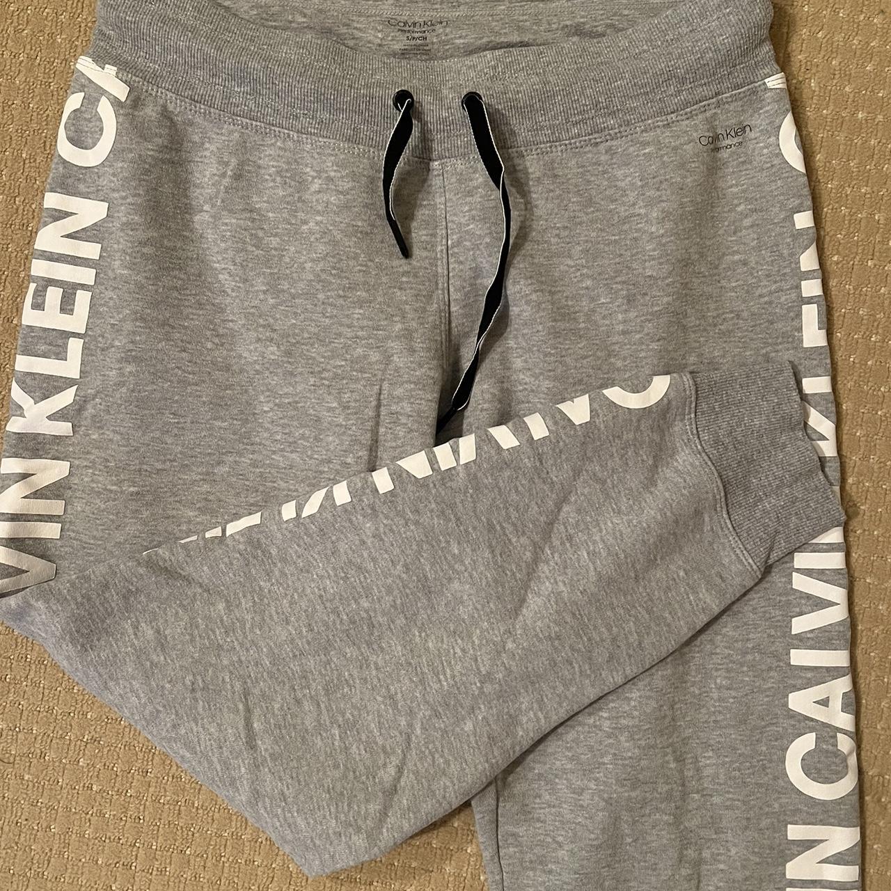 Calvin Klein joggers/sweatpants. Size small - Depop