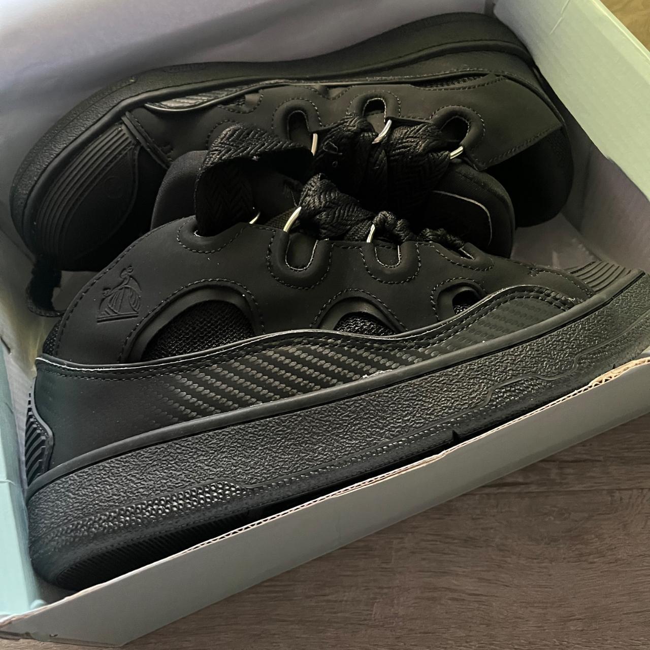 LANVIN CURB TRIPLE BLACK SIZES 10, 11, 11.5 HMU for... | Depop