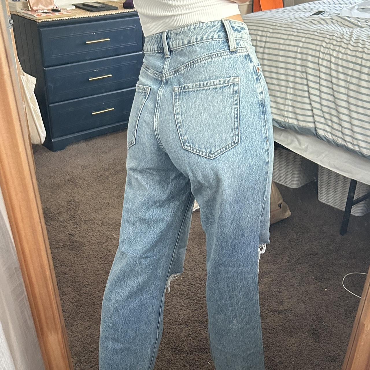 Dynamite high waisted Jeans worn a few times #jeans... - Depop