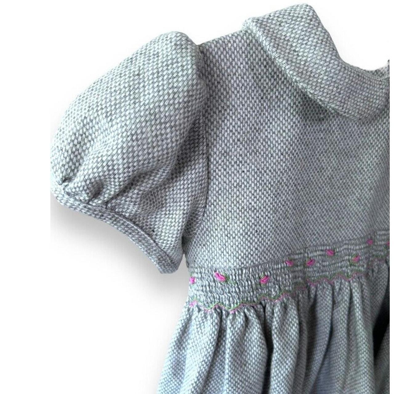 Italian wool designer smocked dress, size 3T... | Depop