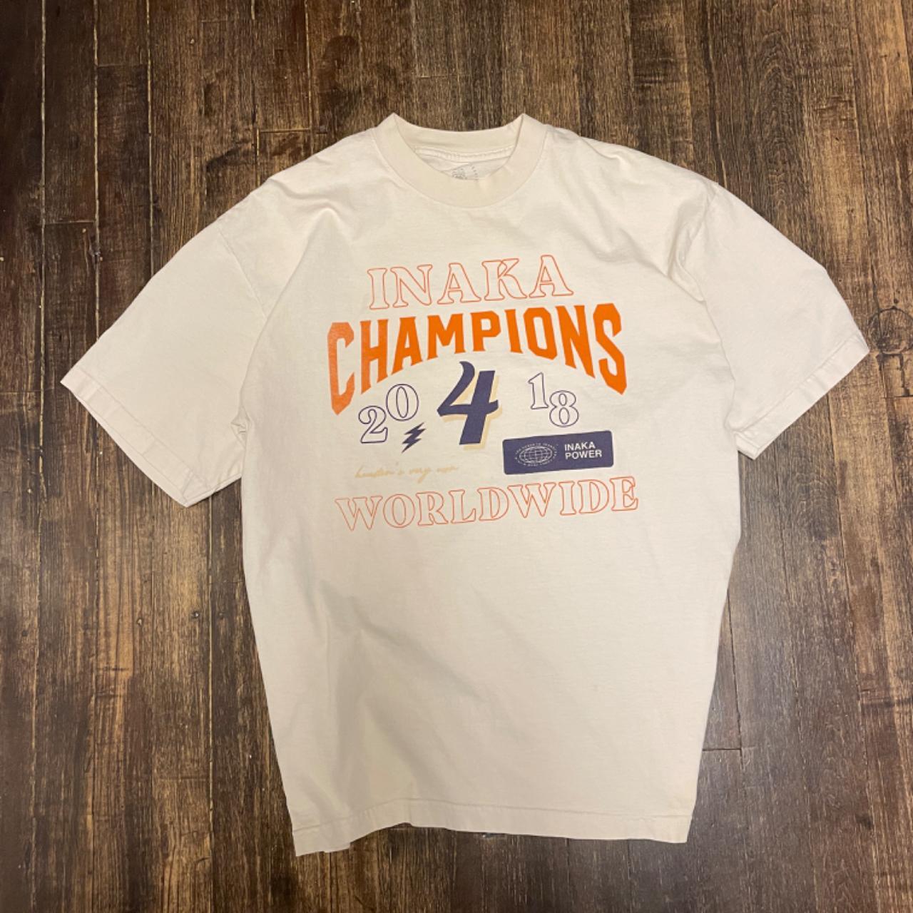 INAKA power oversized graphic tee Size L good condition | Depop