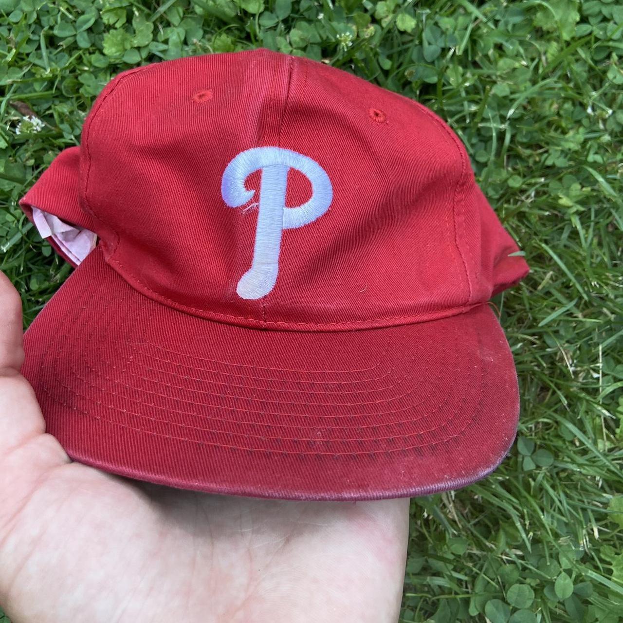 Phillies 90s MLB vintage hat -super sick snap back.... - Depop