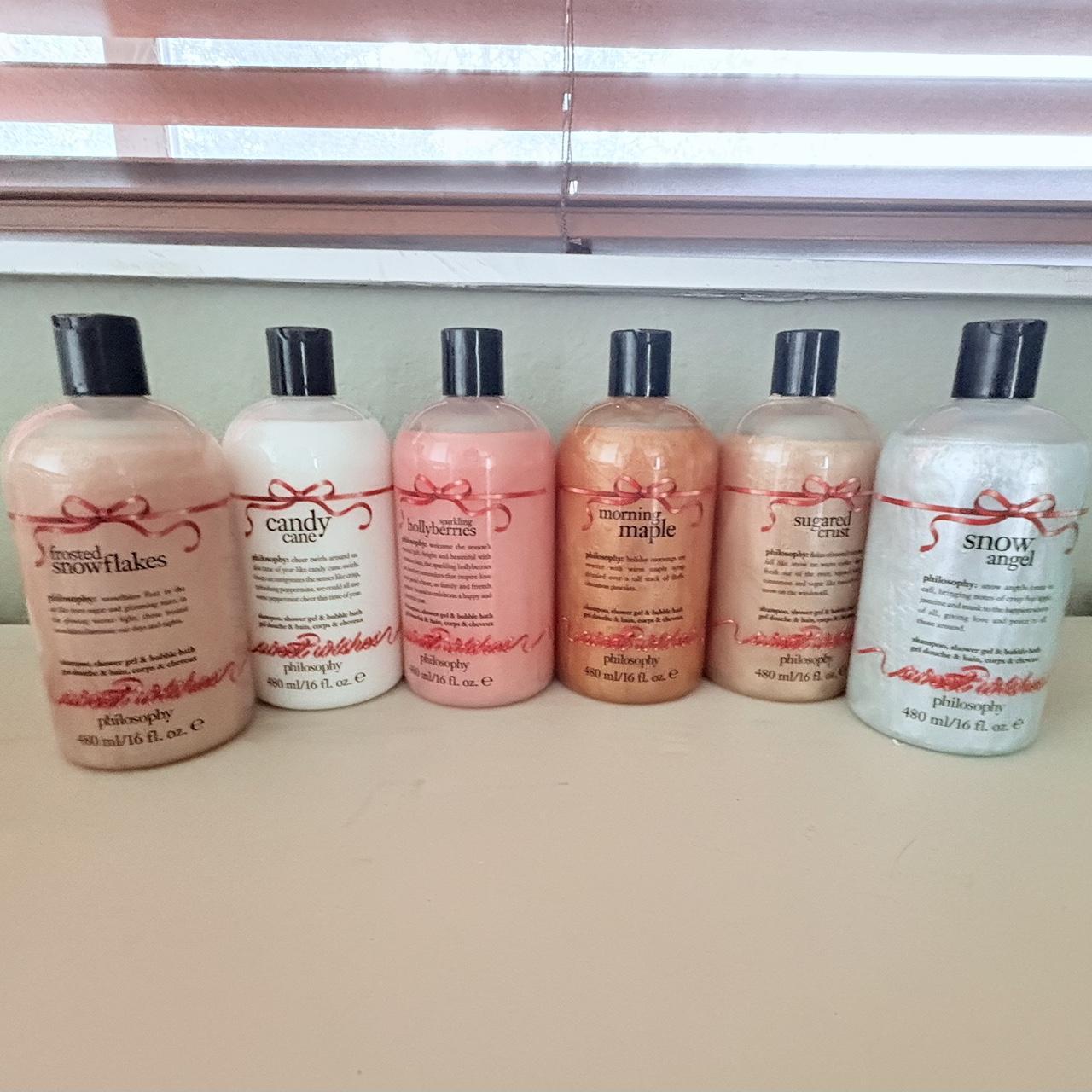 6 full-sized Philosophy body lotions in assorted... - Depop