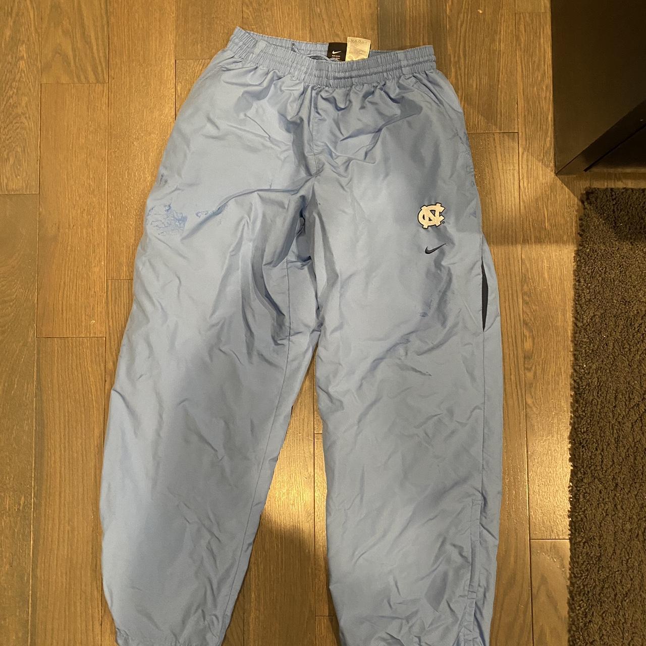 1990s Vintage Nike UNC parachute pants University... - Depop