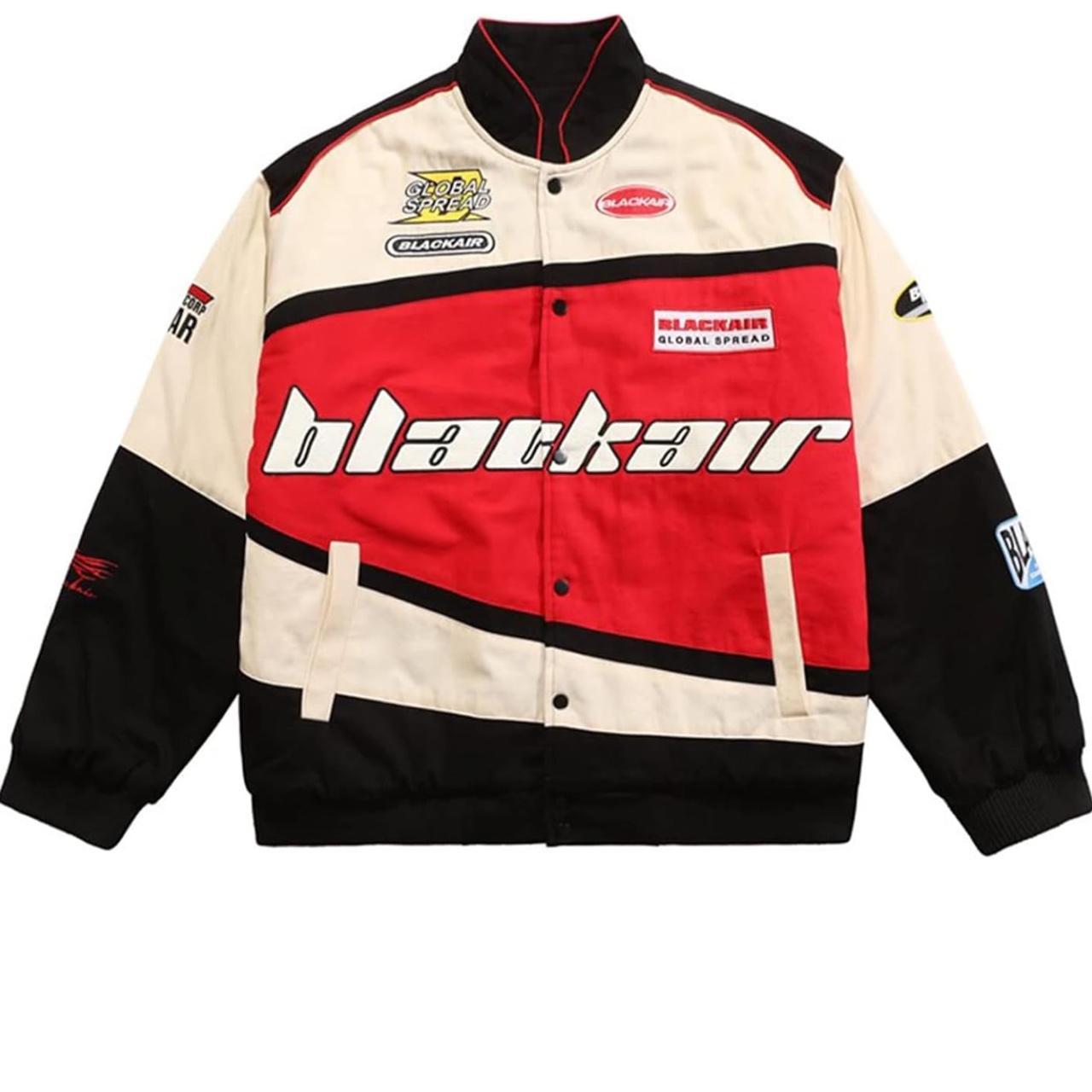 Vintage Racer Jacket - Depop