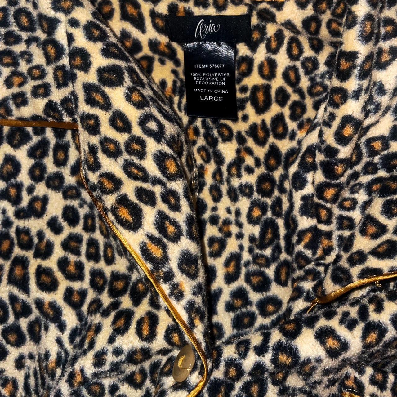 Cute cheetah print button up / pajama #cheetahprint... - Depop
