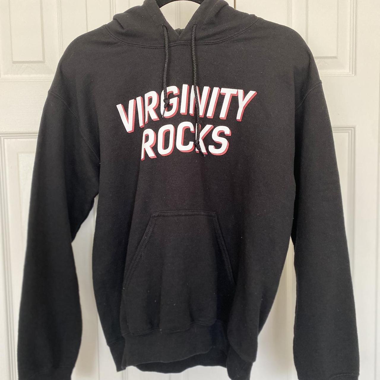 Virginity Rocks Pullover Hoodie Danny Duncan 69... - Depop