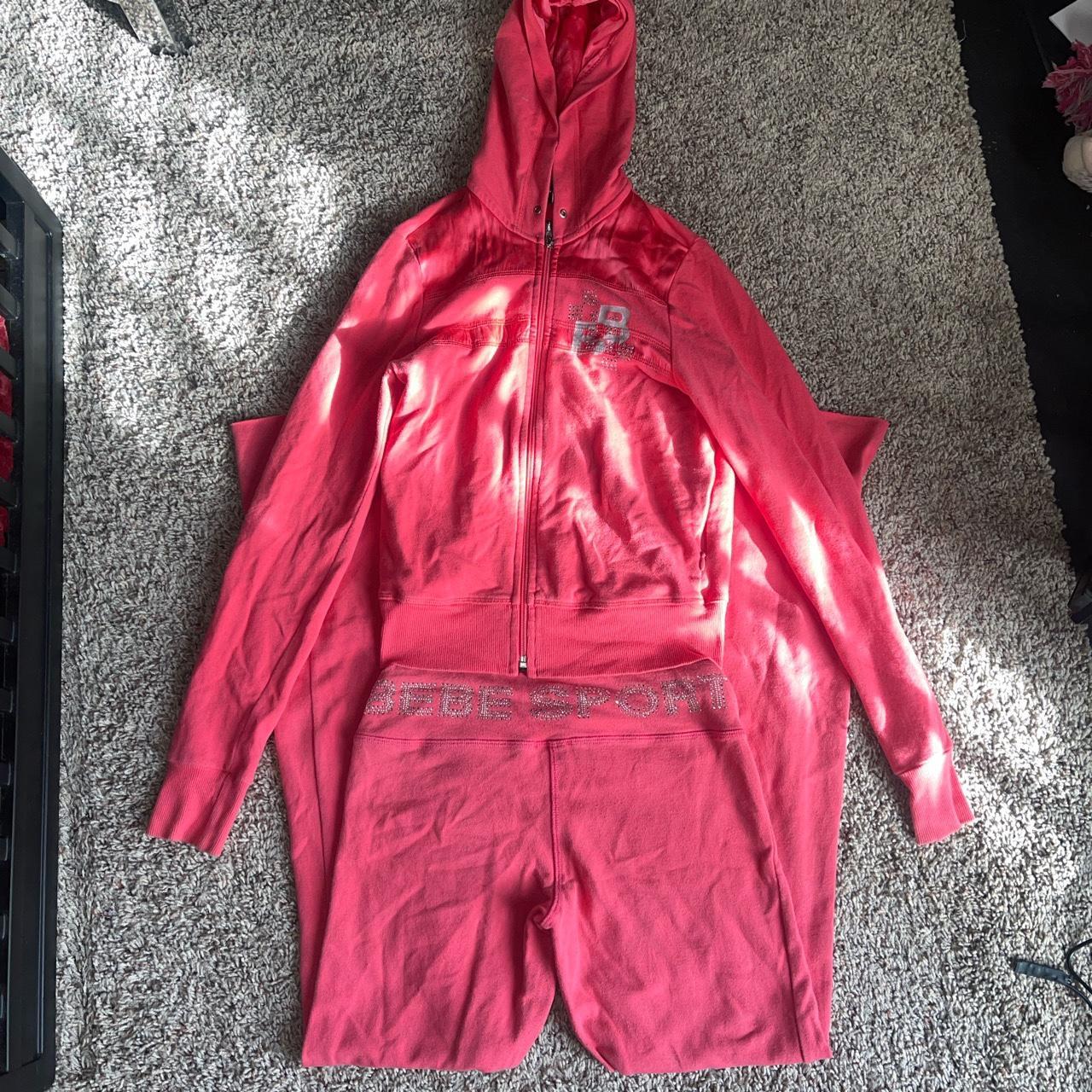 Bebe sport vintage sweatsuit Worn quite a bit but... - Depop