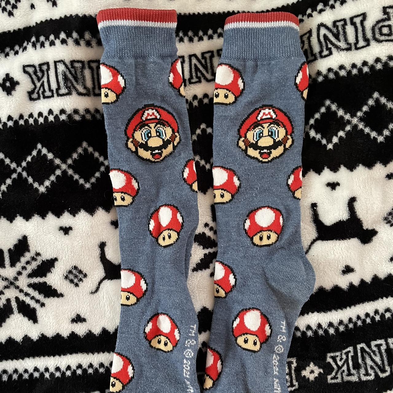 50. super mario socks ($2) - Depop