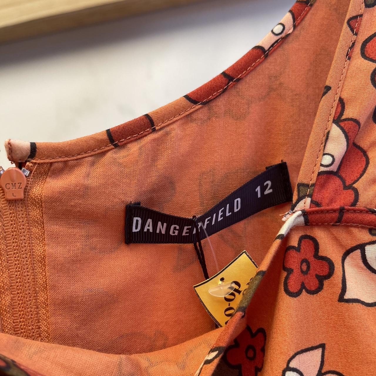 Dangerfield Dress, 2 front patch pockets, zipper... - Depop