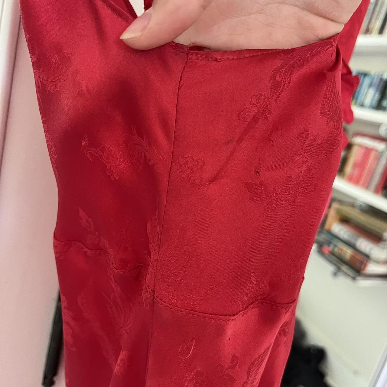 Realisation Par Roxy Dress in red. 100% silk. Barely... - Depop