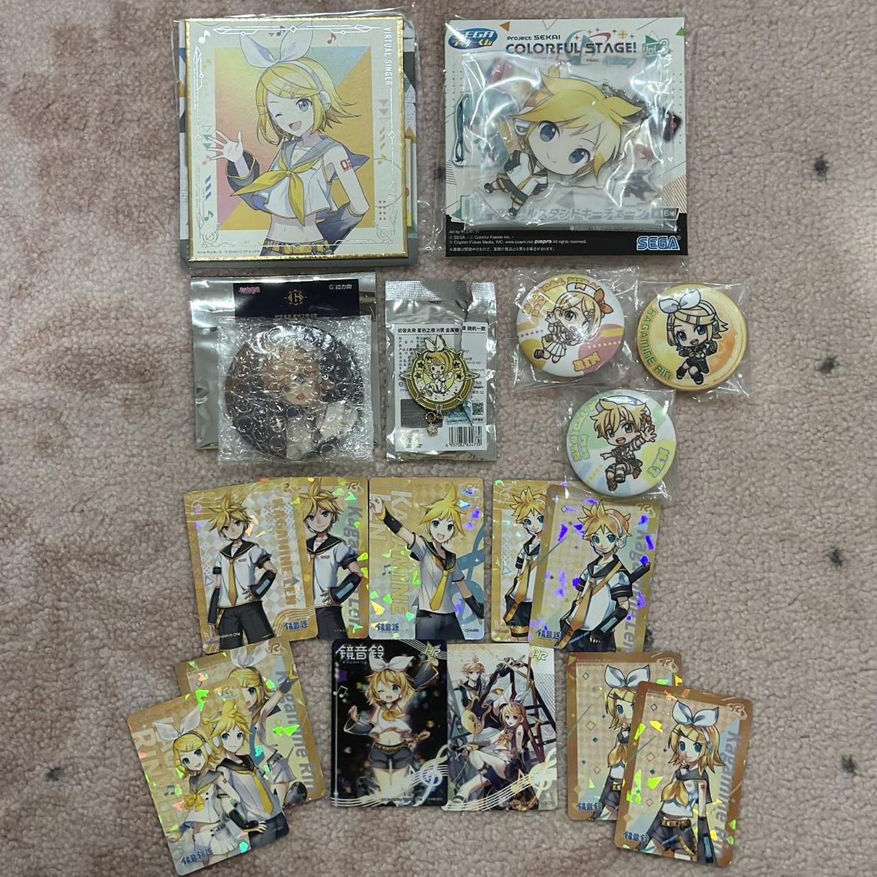 Vocaloid Rin and Len Merch Set Comes with: •... | Depop