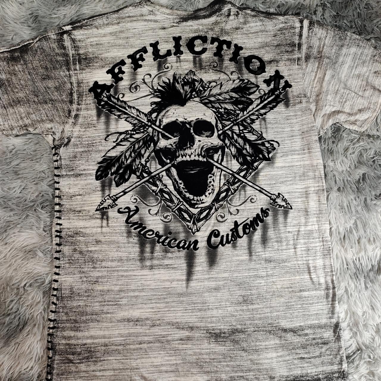 Affliction Native skill American Customs Goth... - Depop