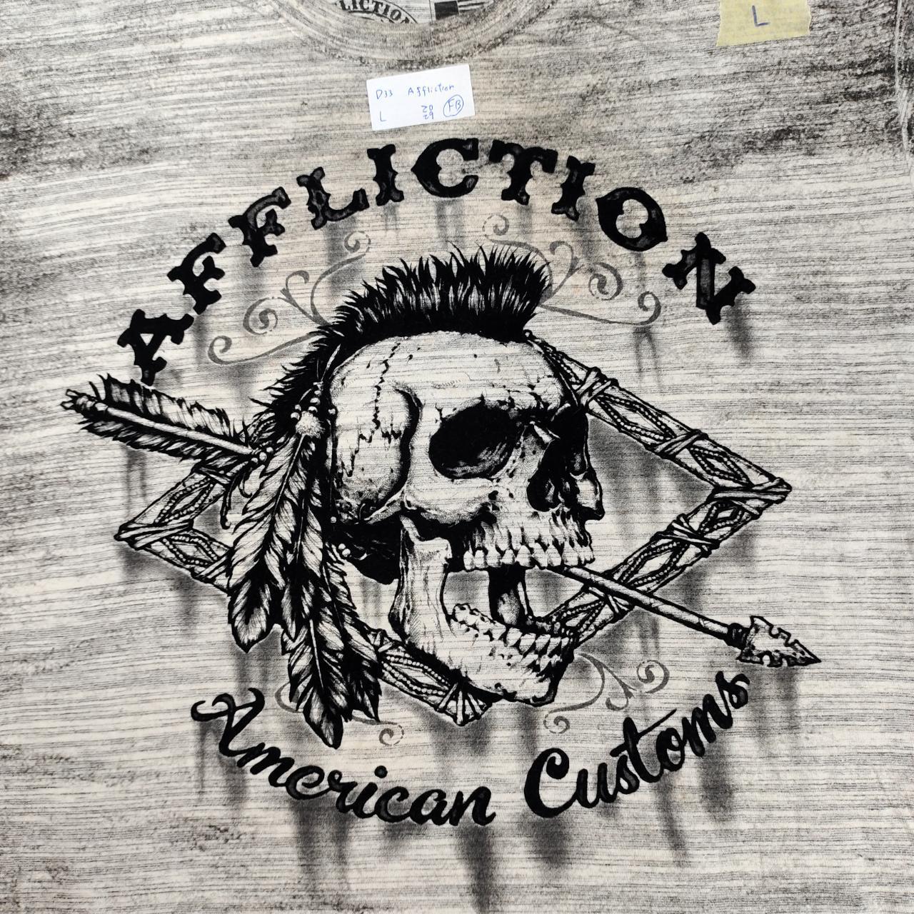 Affliction Native skill American Customs Goth... - Depop