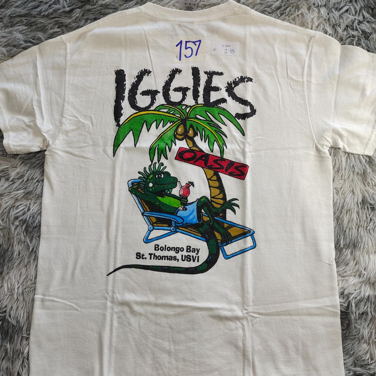 IGGIES Vintage Beach bar Grill Indie Lizard Chilling... - Depop