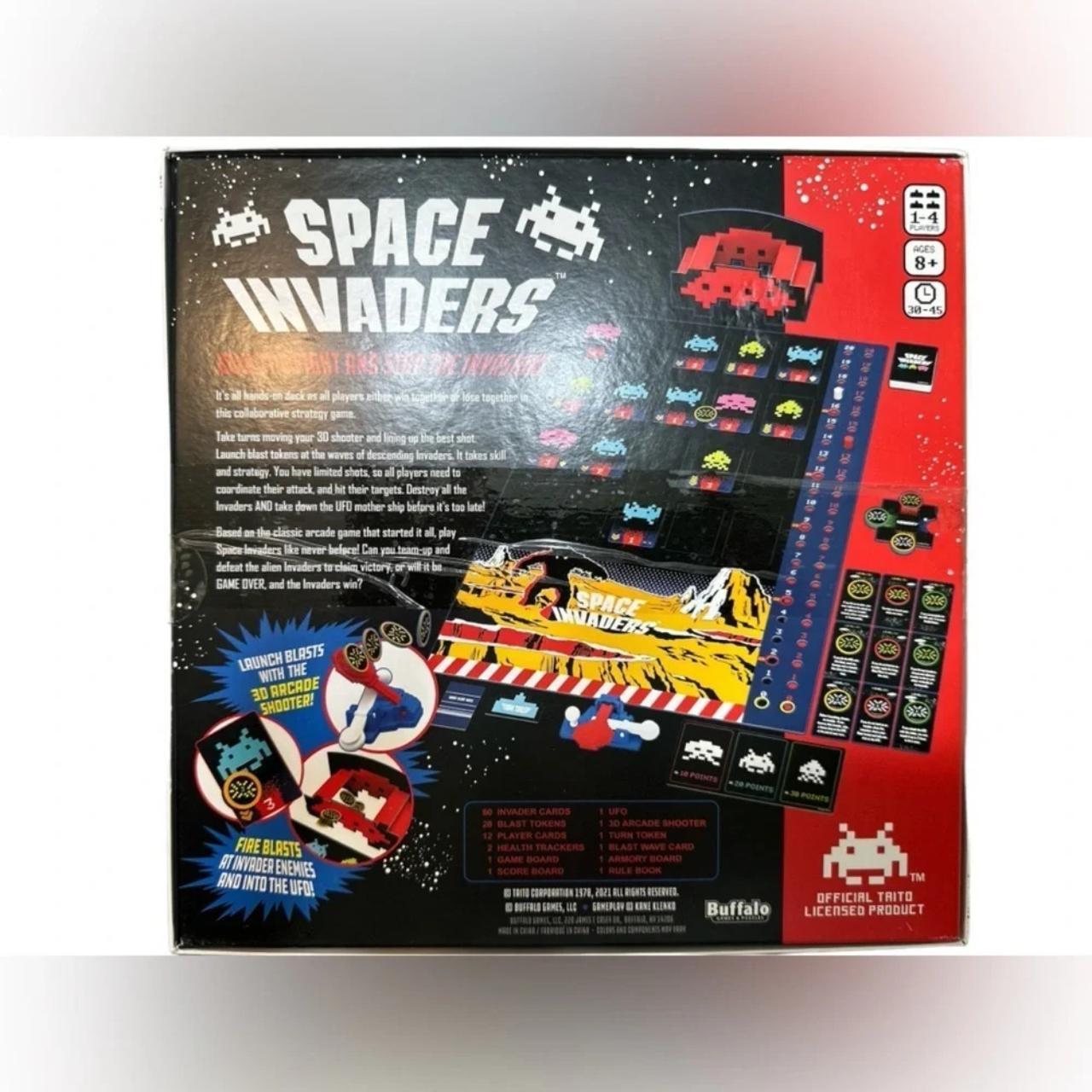 Space Invaders A Co-Op Dexterity Board Game Taito... | Depop
