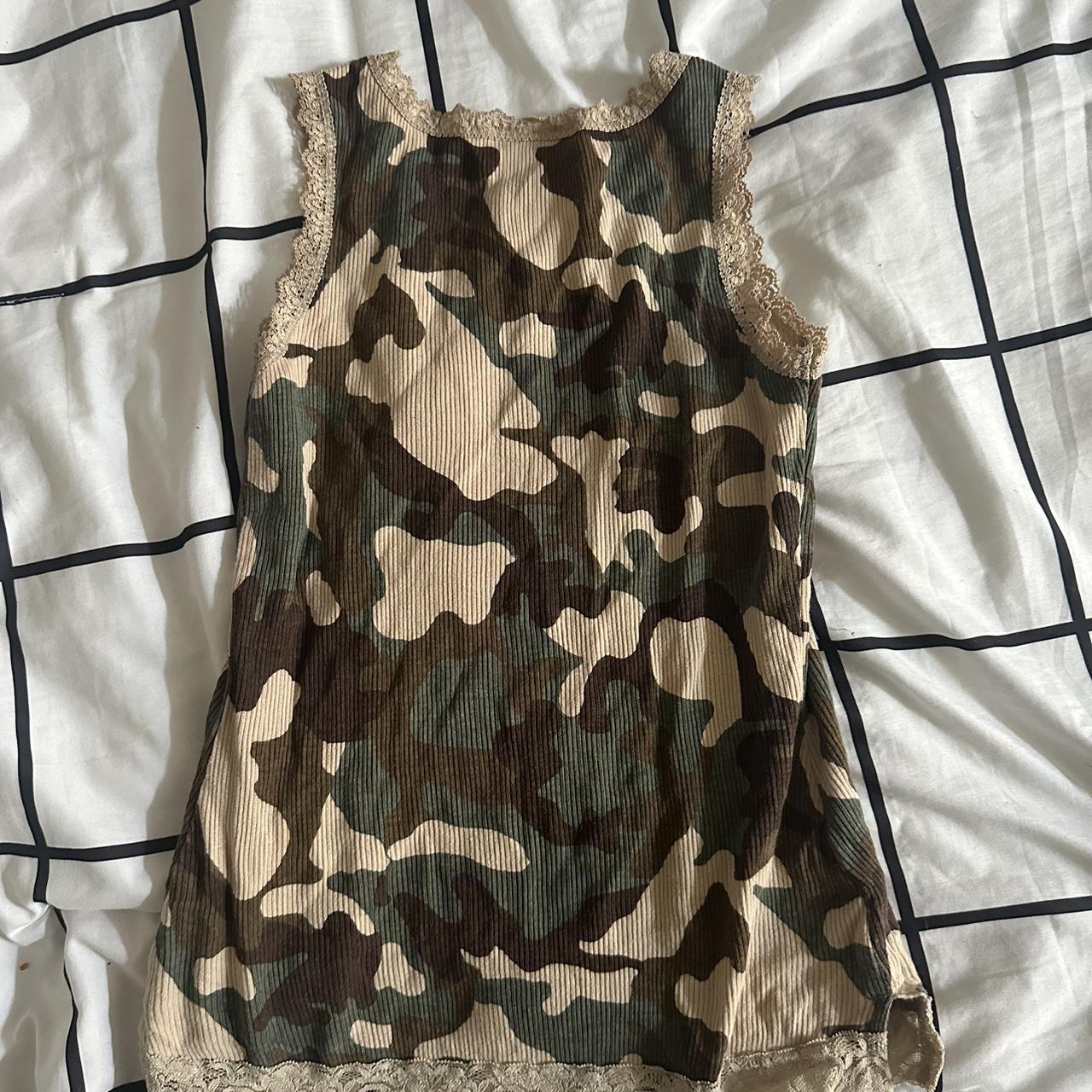 Y2K Camo Limited Too tank Small #y2k #limitedtoo - Depop