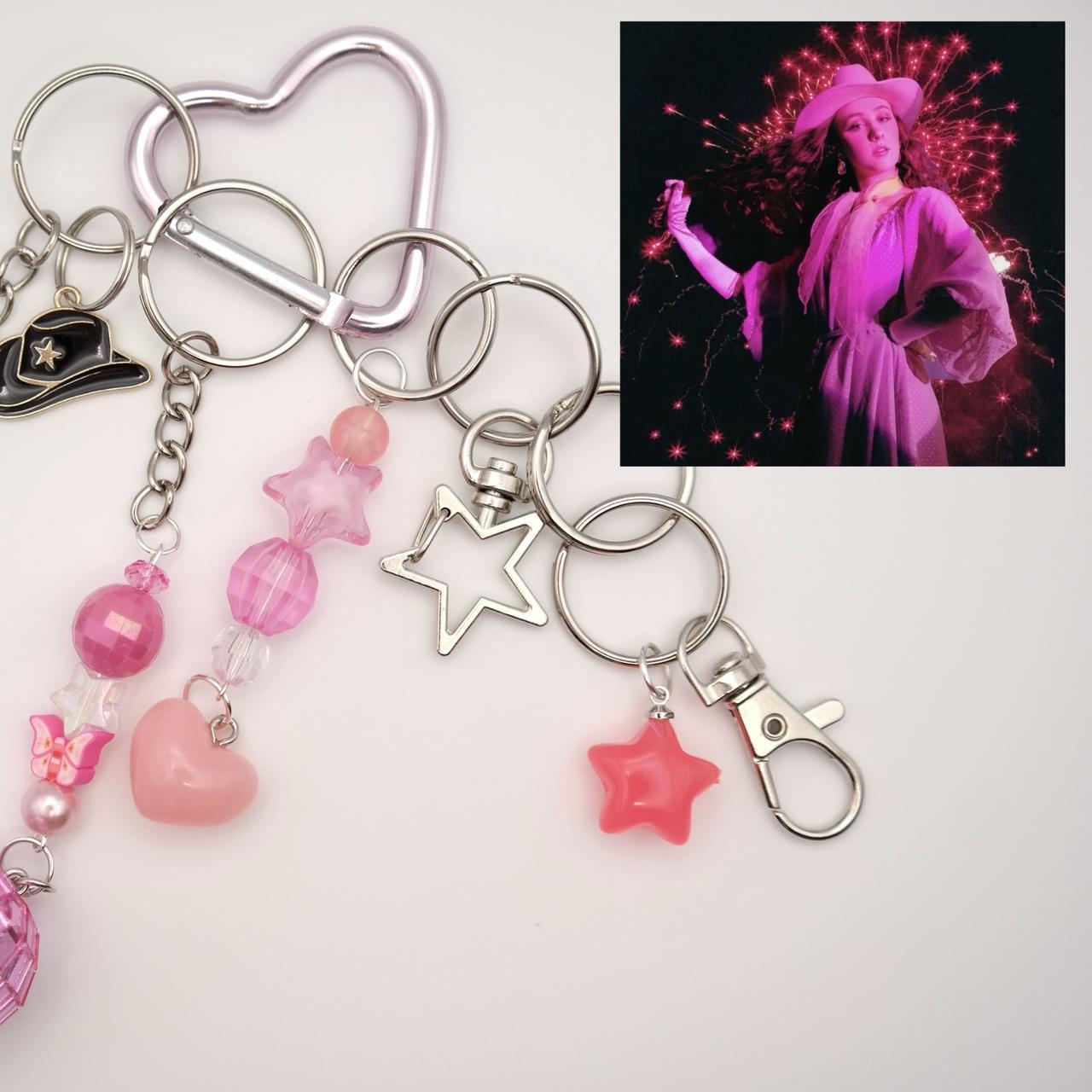 Chappell Roan Keychain — Pink Pony Club themed... - Depop