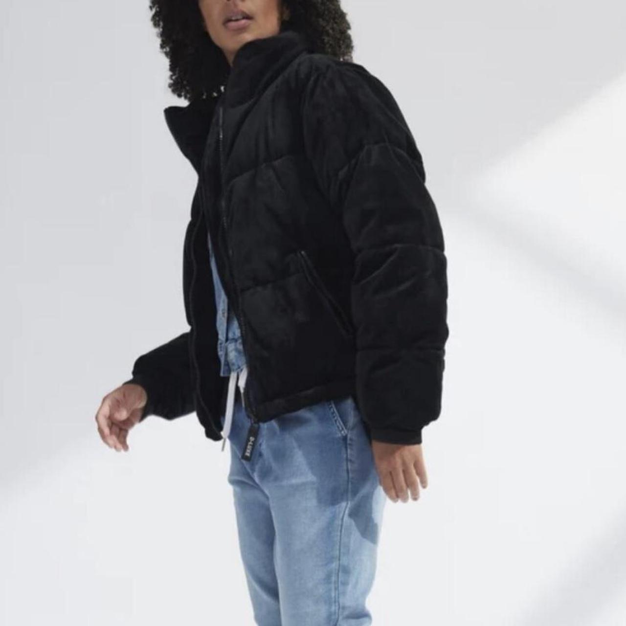 Decjuba D-Luxe Velour Short Puffer - Black / S Rrp... - Depop