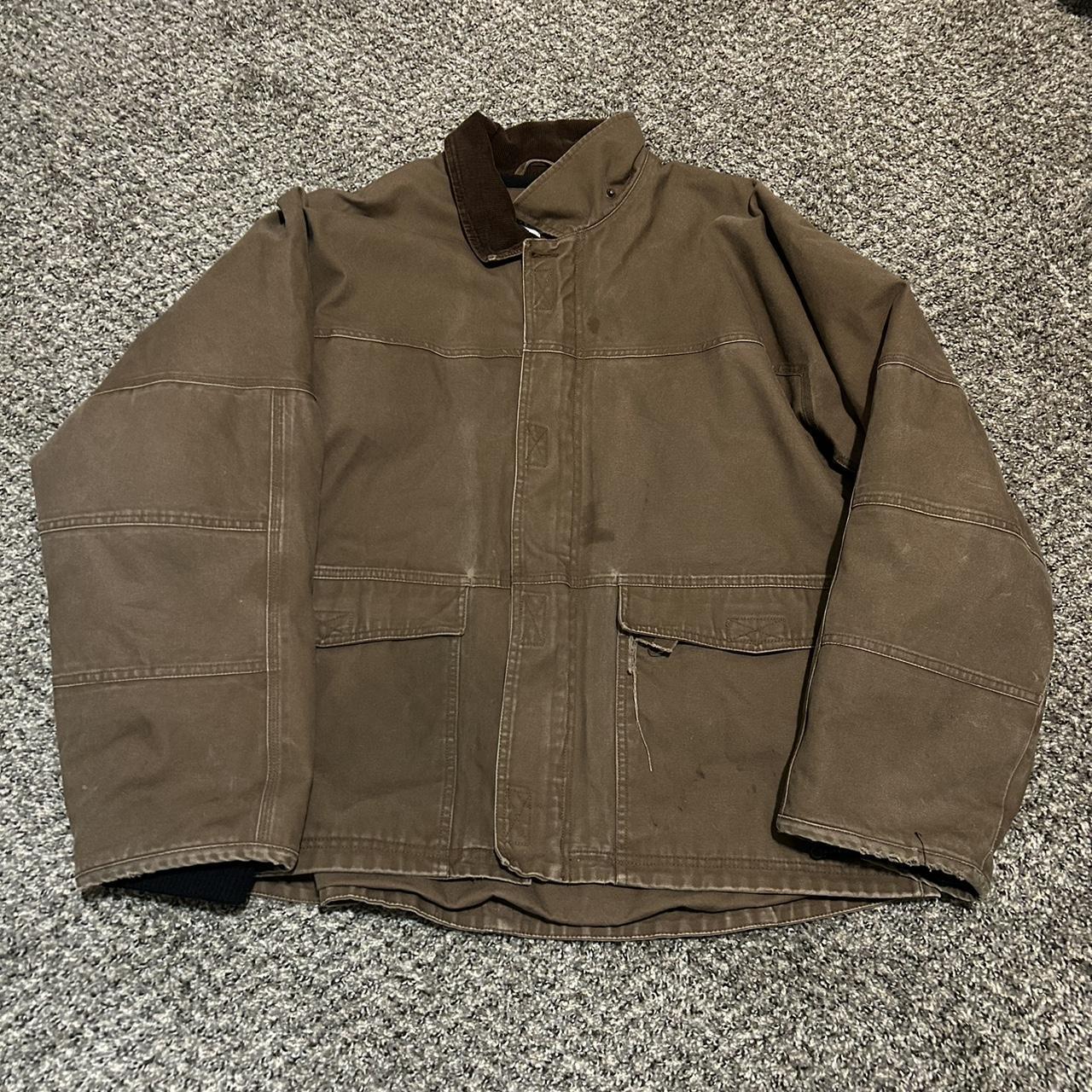 Vintage Detroit Style Timberland Coat Size XXL Two... - Depop
