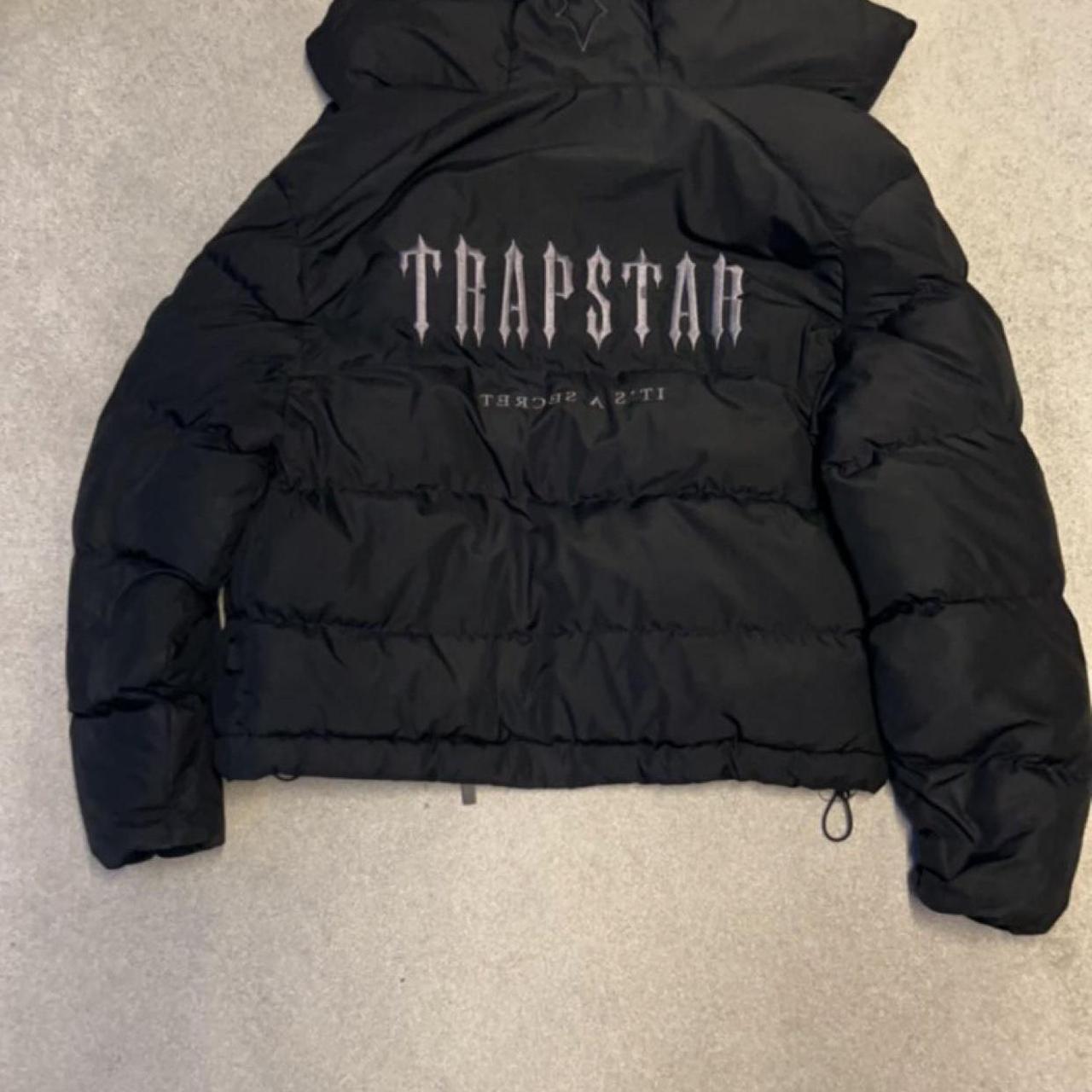 Trapstar decoded jacket size M, message with any... - Depop