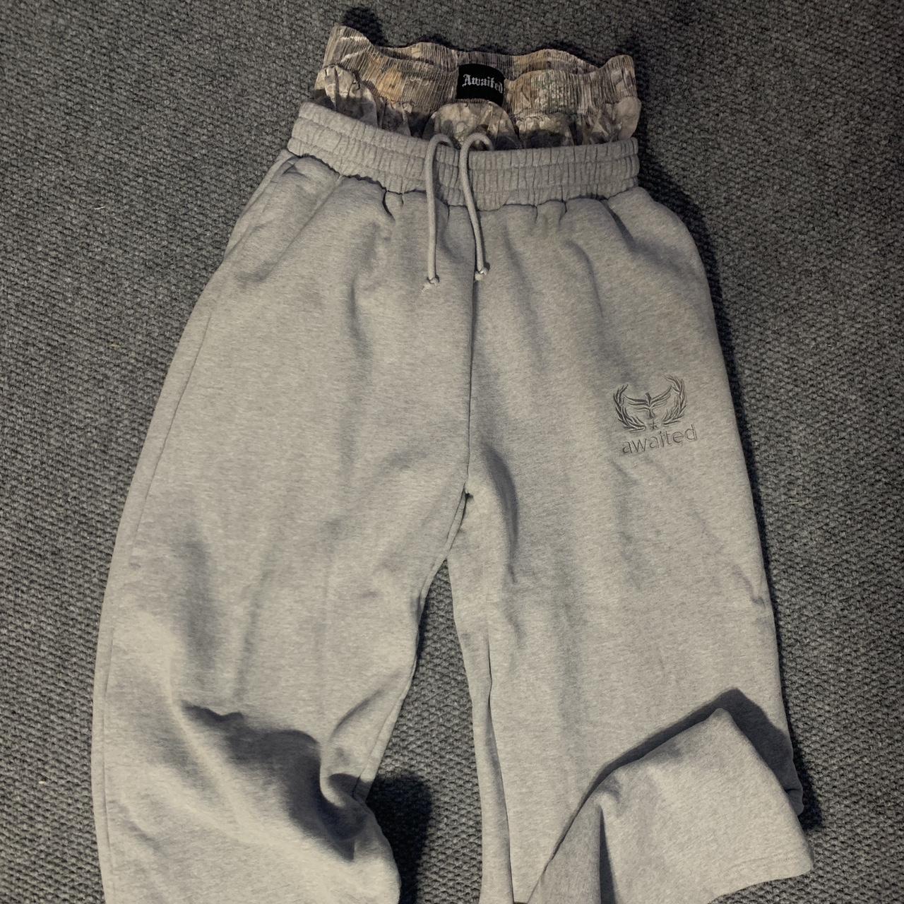 Awaited Militia Camo realtree boxer sweats mossy oak... - Depop