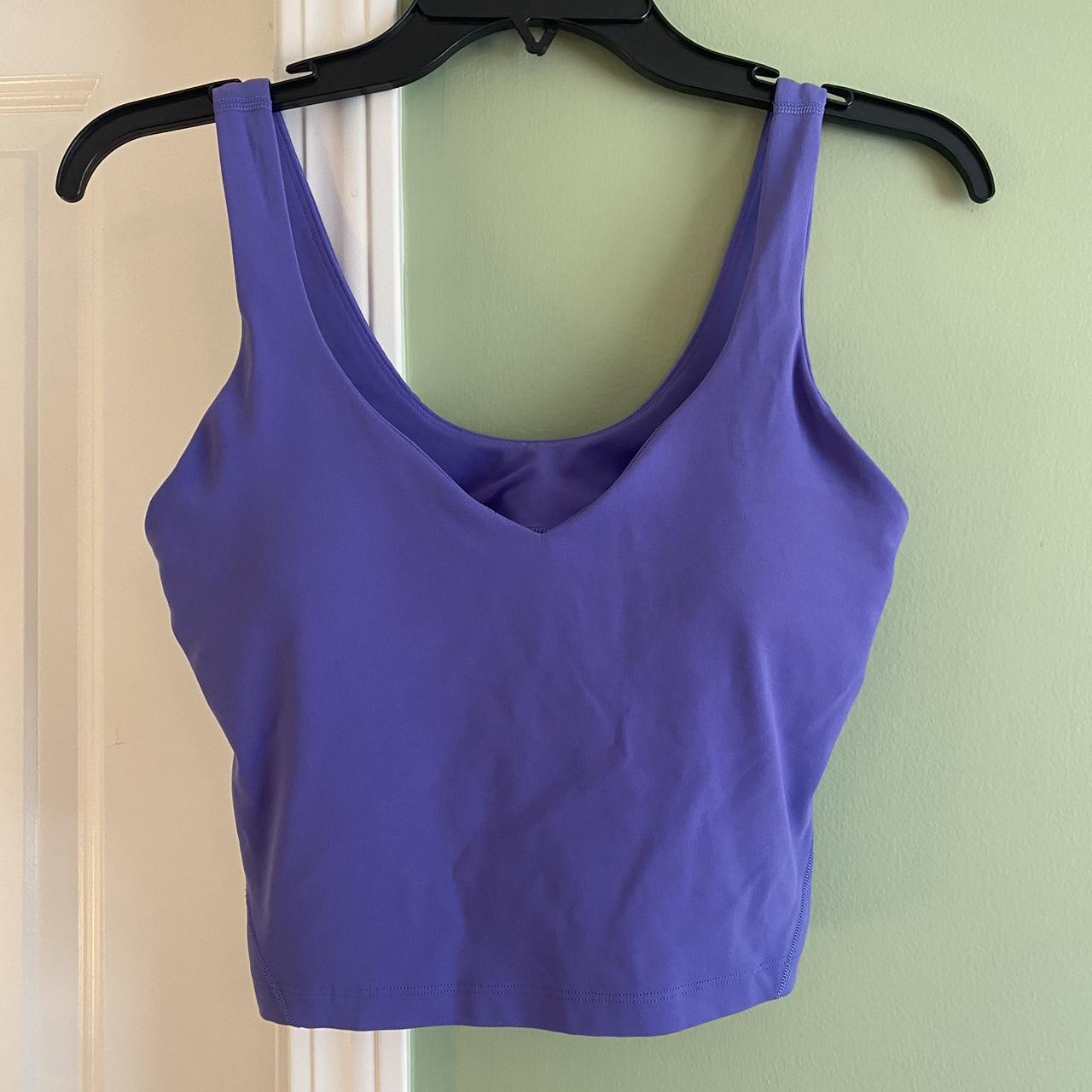 lululemon align tank blueish/purple color perfect... - Depop