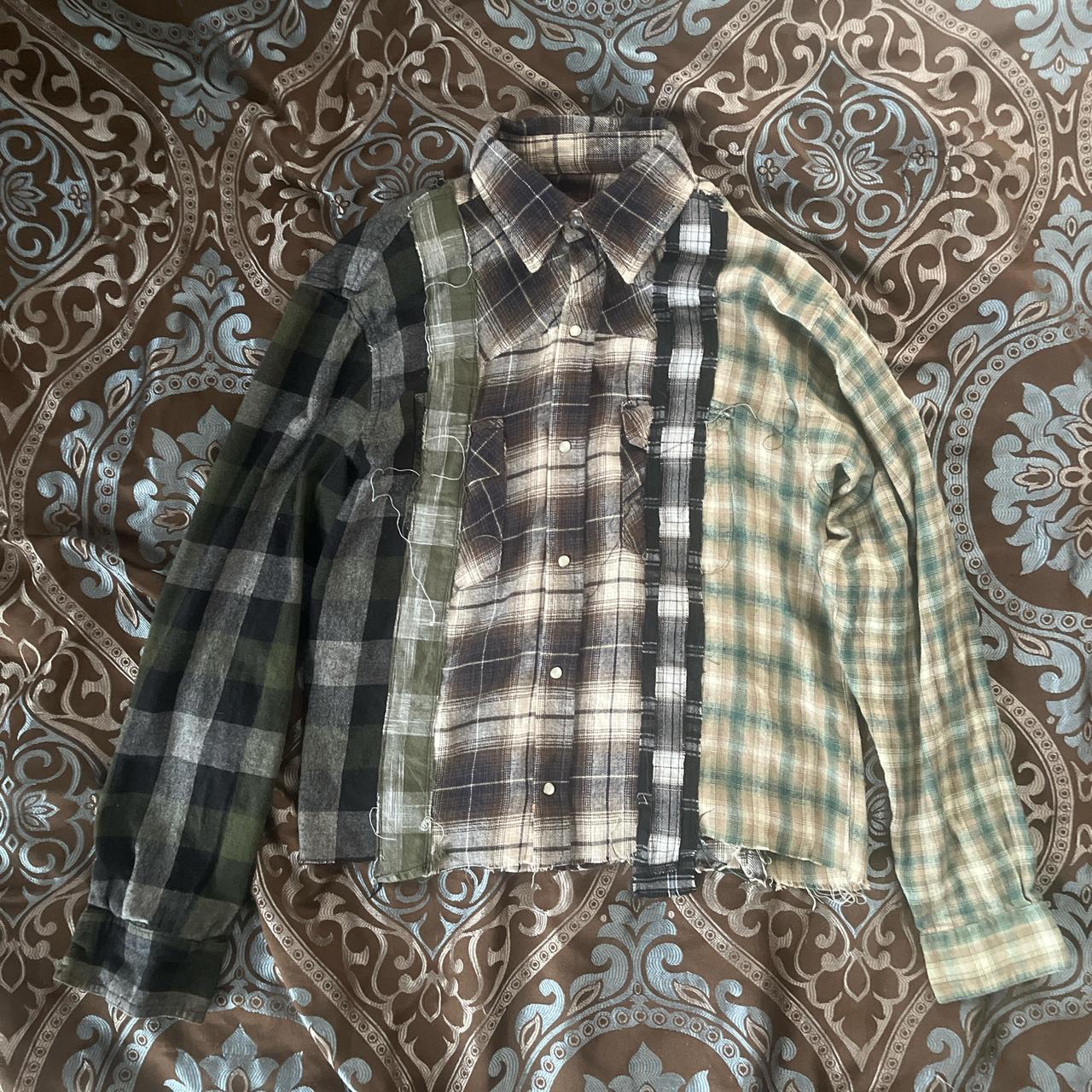 1 of 1 custom multicolor flannel (inspired by... | Depop