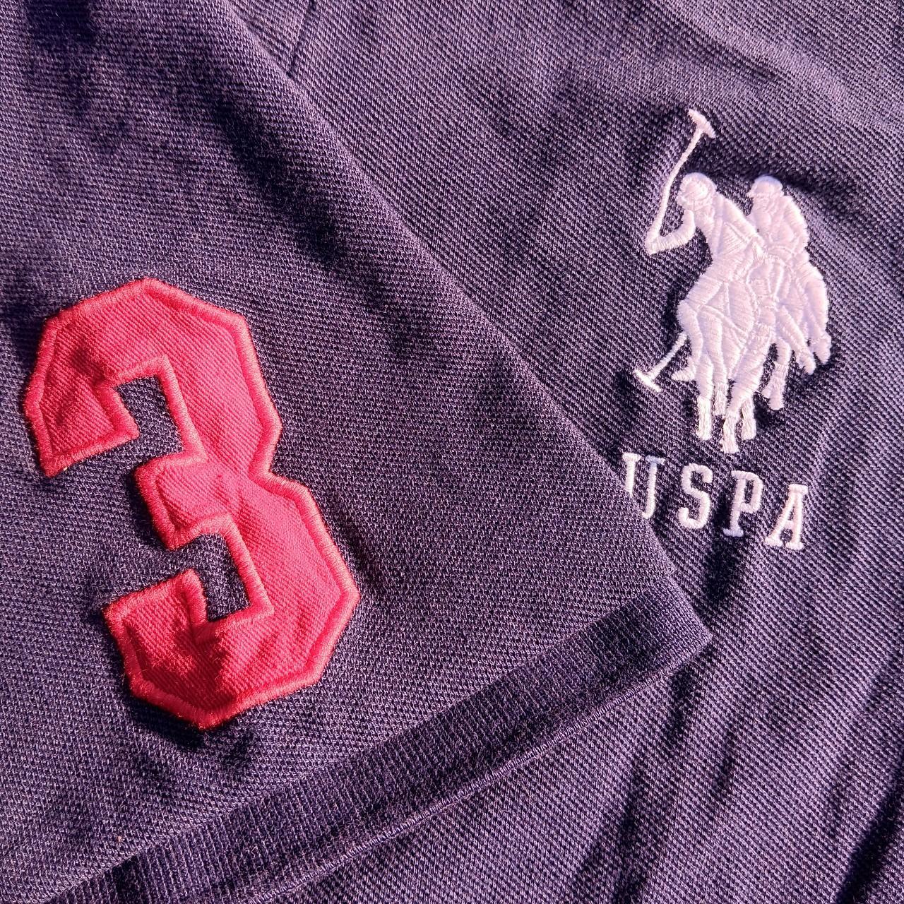 Super cool USPA polo tee in size 3XL in great... - Depop