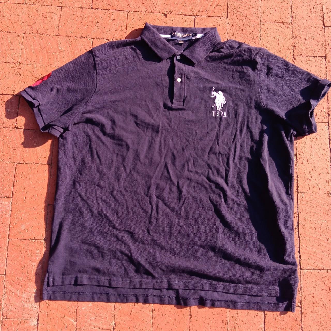 Super cool USPA polo tee in size 3XL in great... - Depop