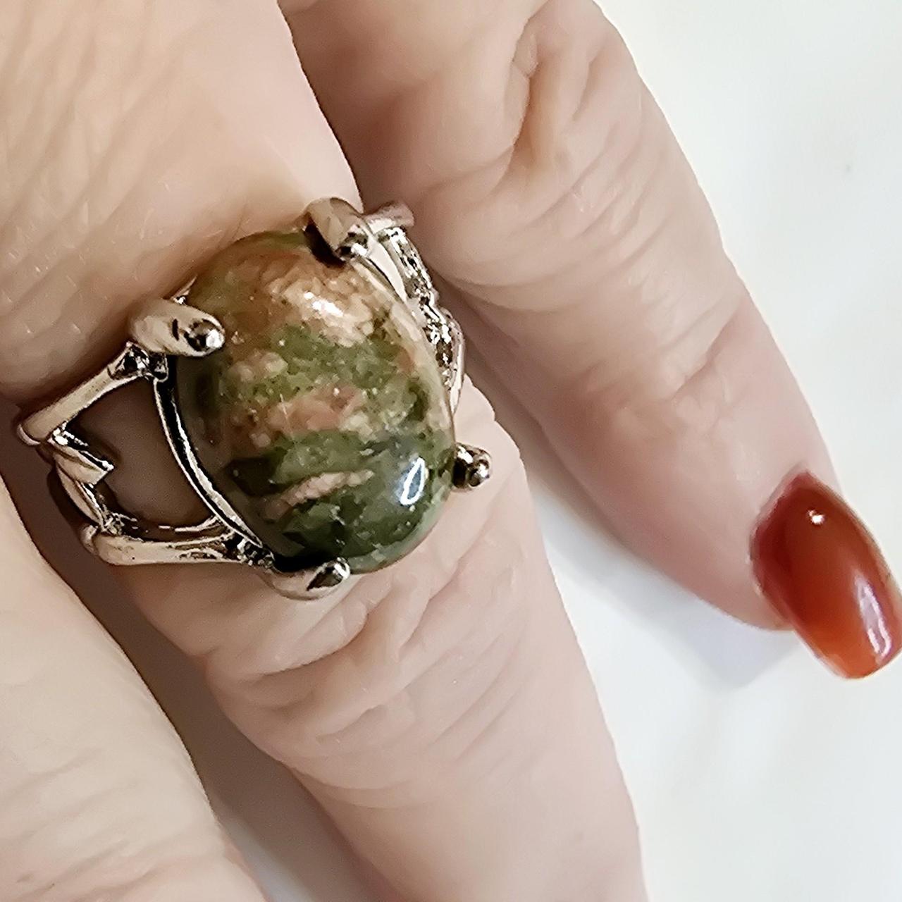 Silver plated fashion Ring! Cottagecore hippie boho... | Depop