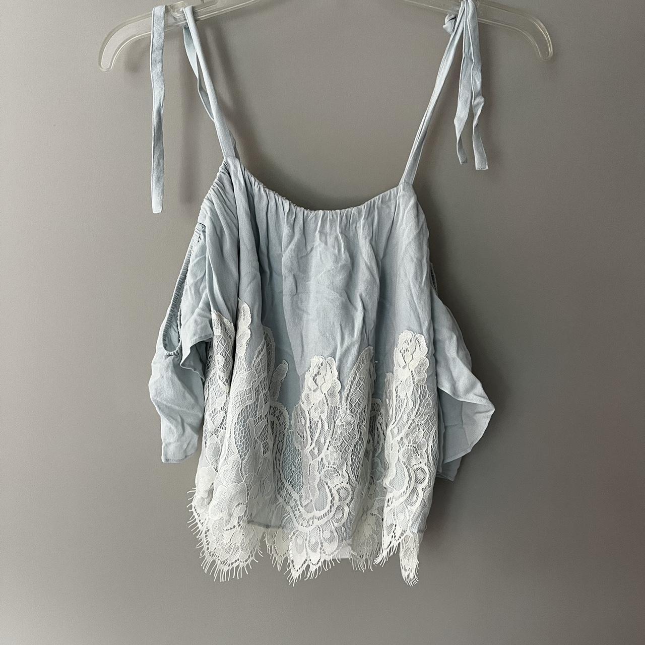 Show me your mumu piper lace shirt #boho #designer - Depop