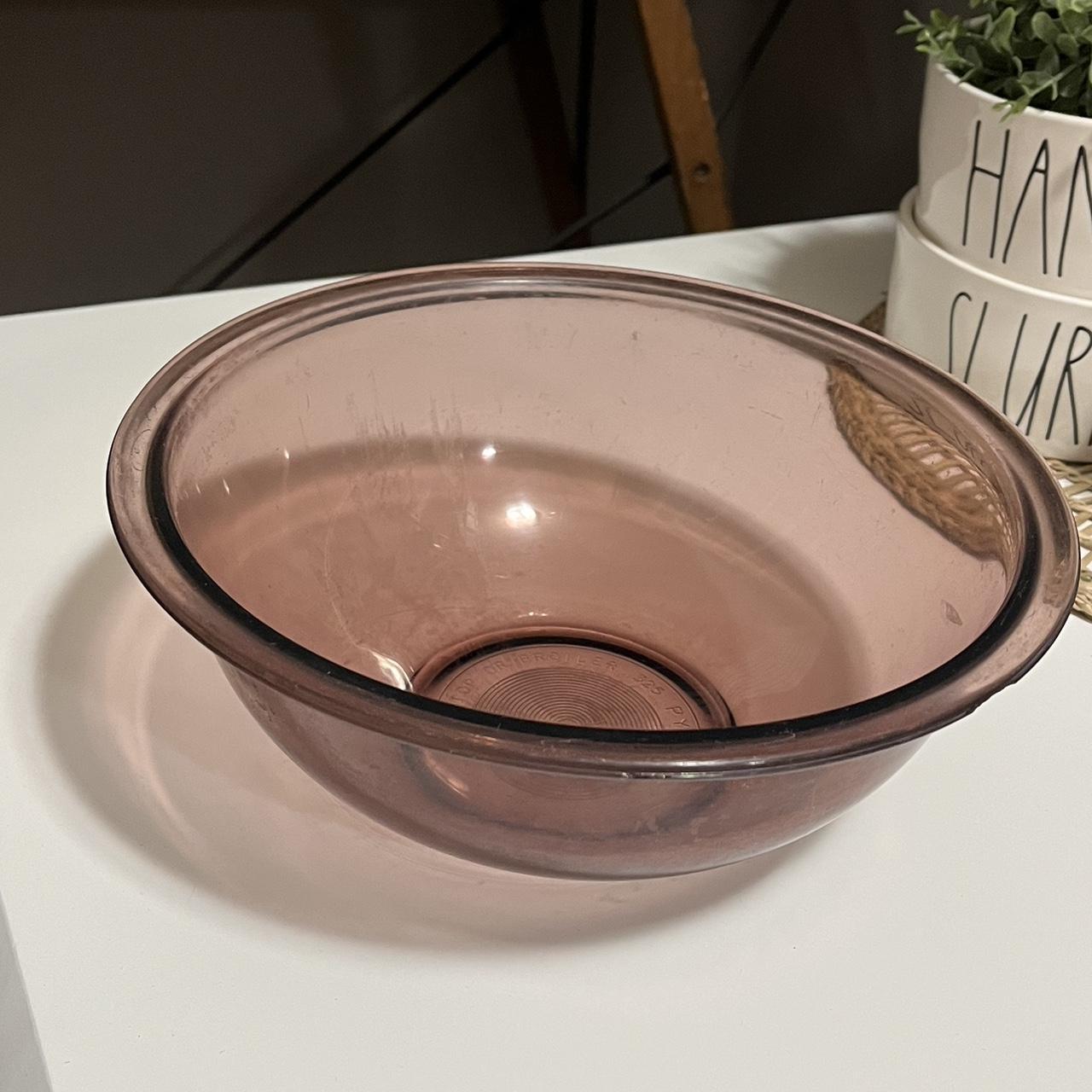 Vintage Pyrex Cranberry Color (Purple) 2.5L Mixing... - Depop