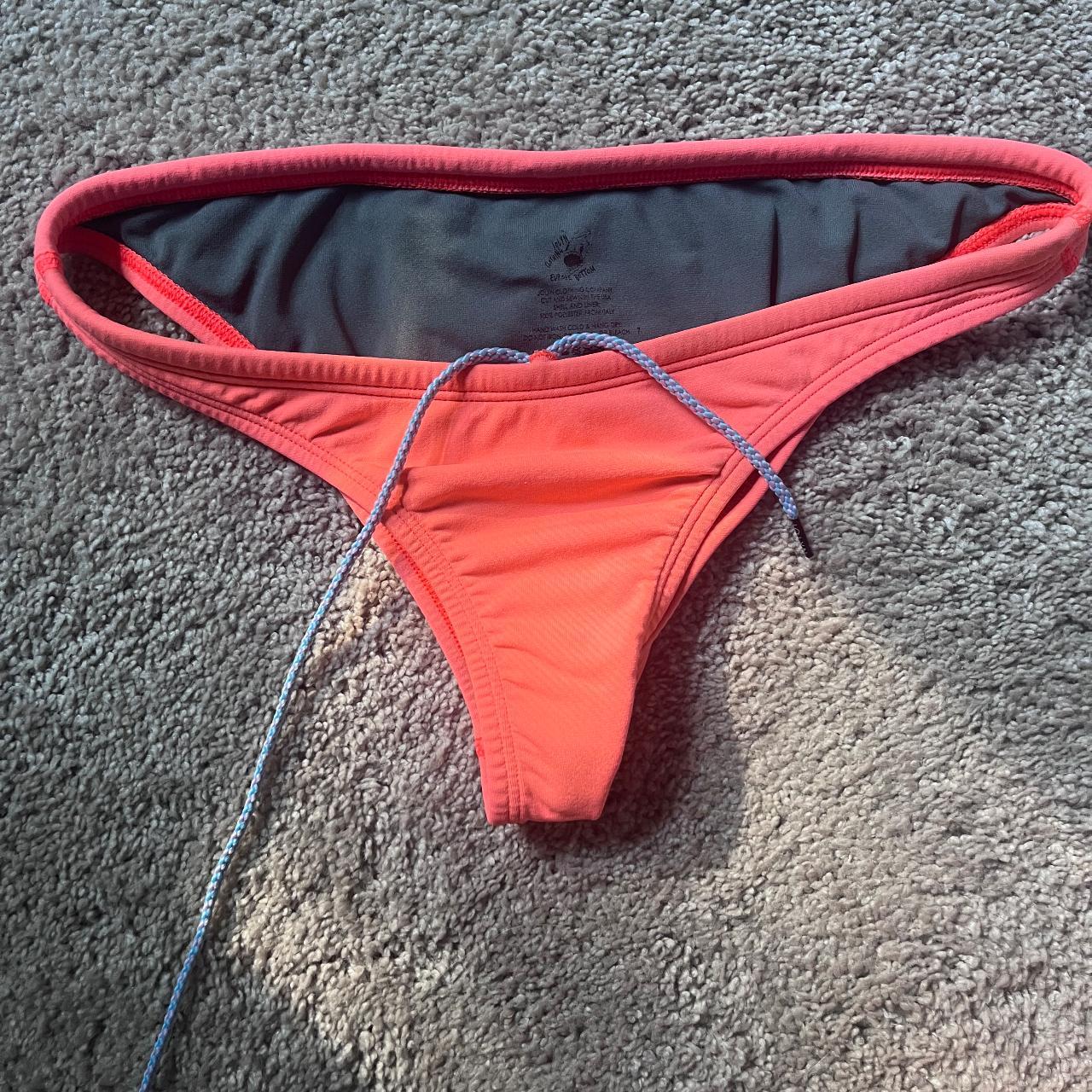 Jolyn Europe Bikini Bottom Color: Papaya - Depop