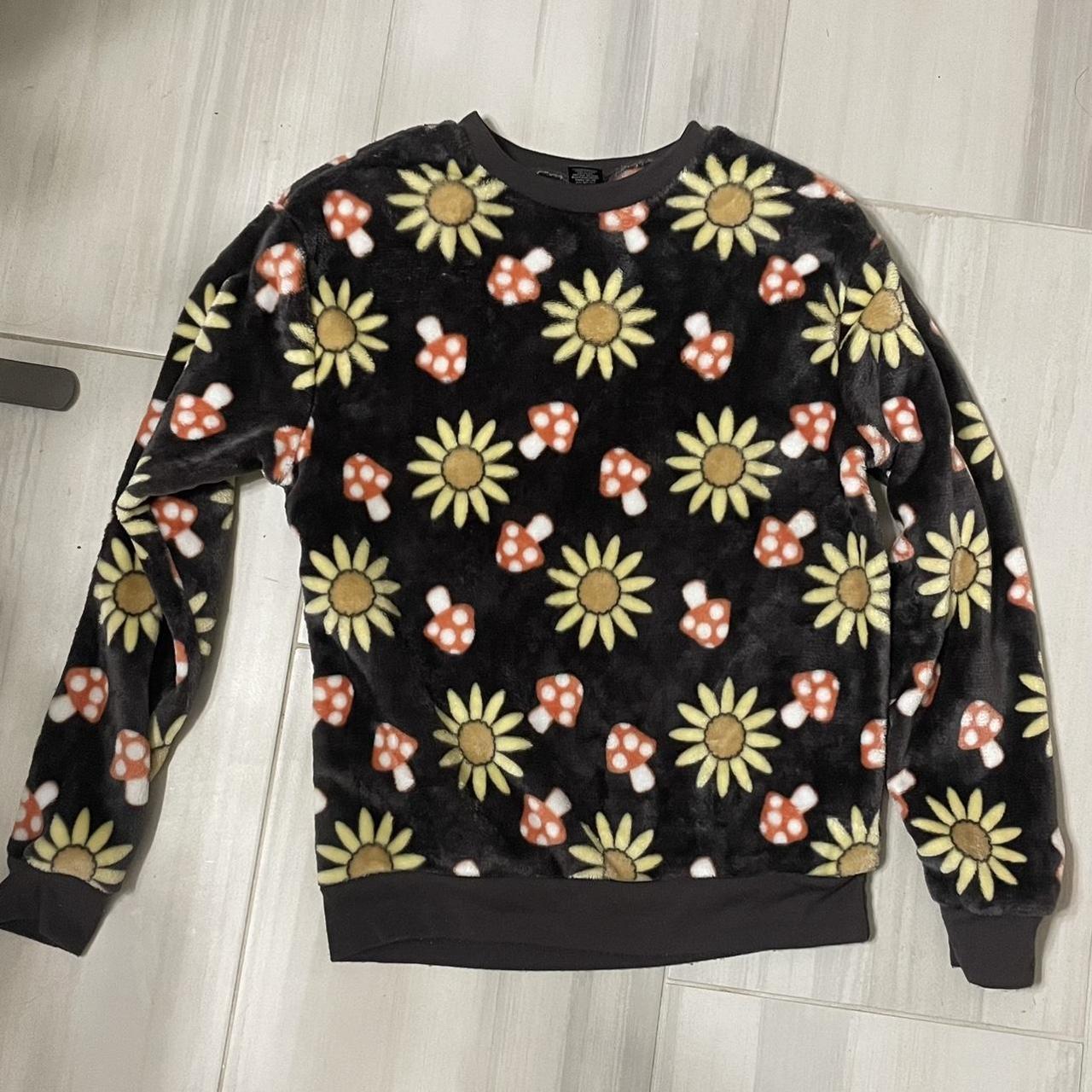Cold Crush Flower and Mushroom Fuzzy... - Depop
