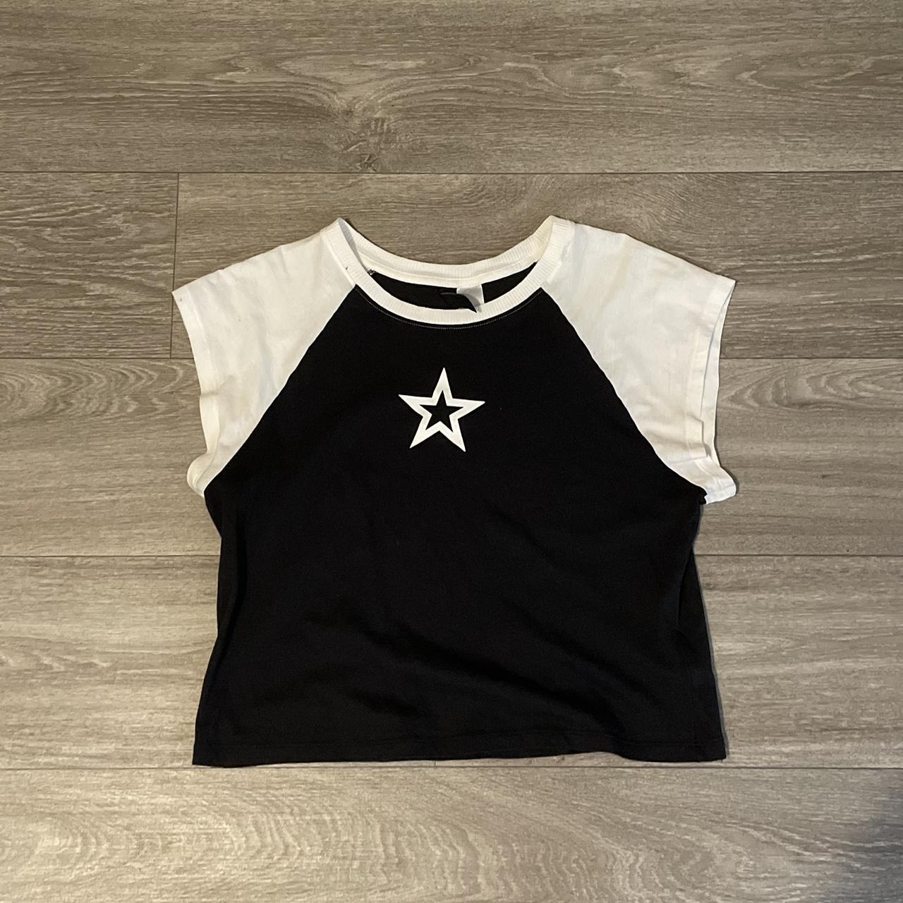 H&M Star Top Used - Depop