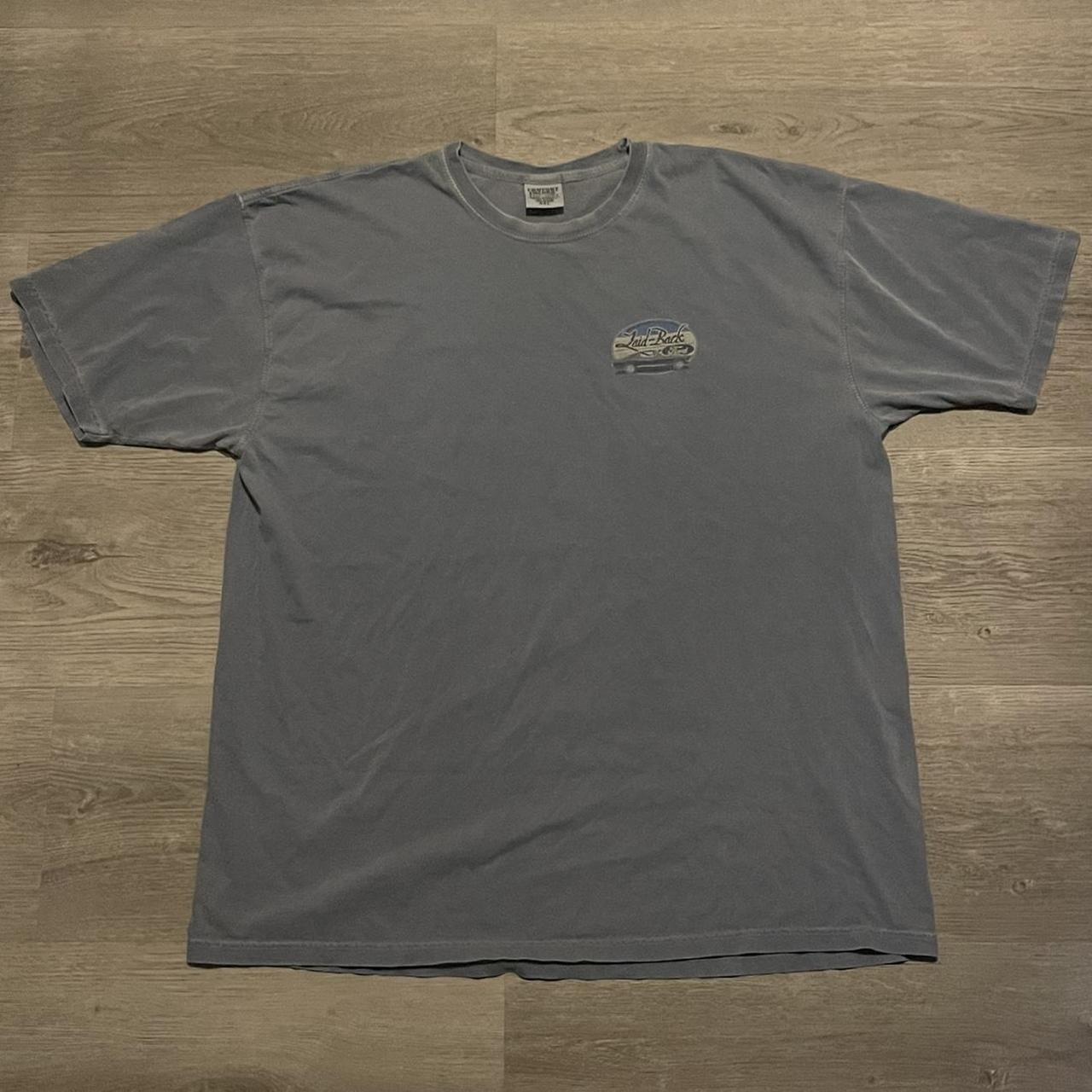 Ford 2000s “Laid Back” Blue Shirt - selling this... - Depop