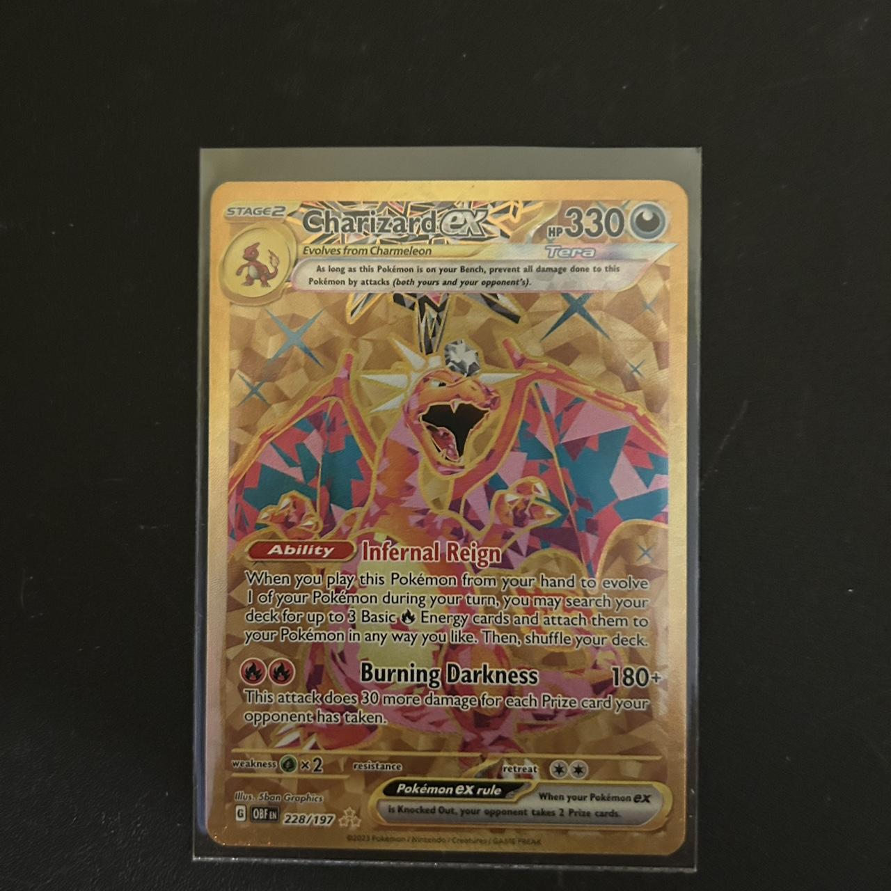 Pokemon cards Hyper rare charizard ex Perfect... | Depop