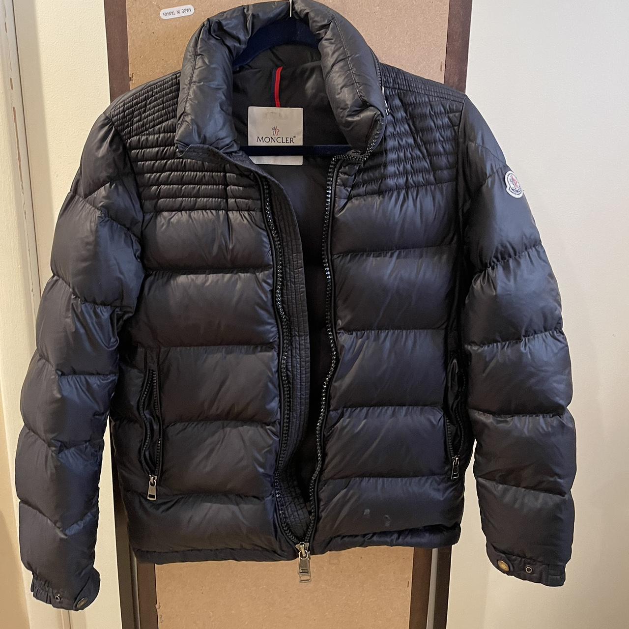 moncler light puffer jacket fits like an... - Depop