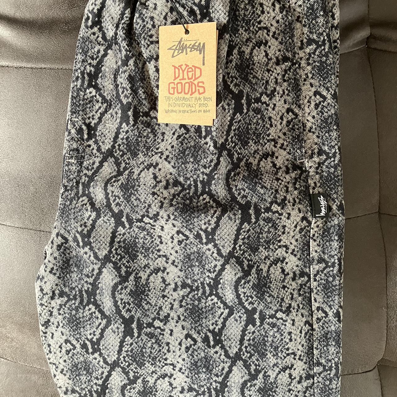 Stussy Python Beach Pant Charcoal Grey M #stussy - Depop