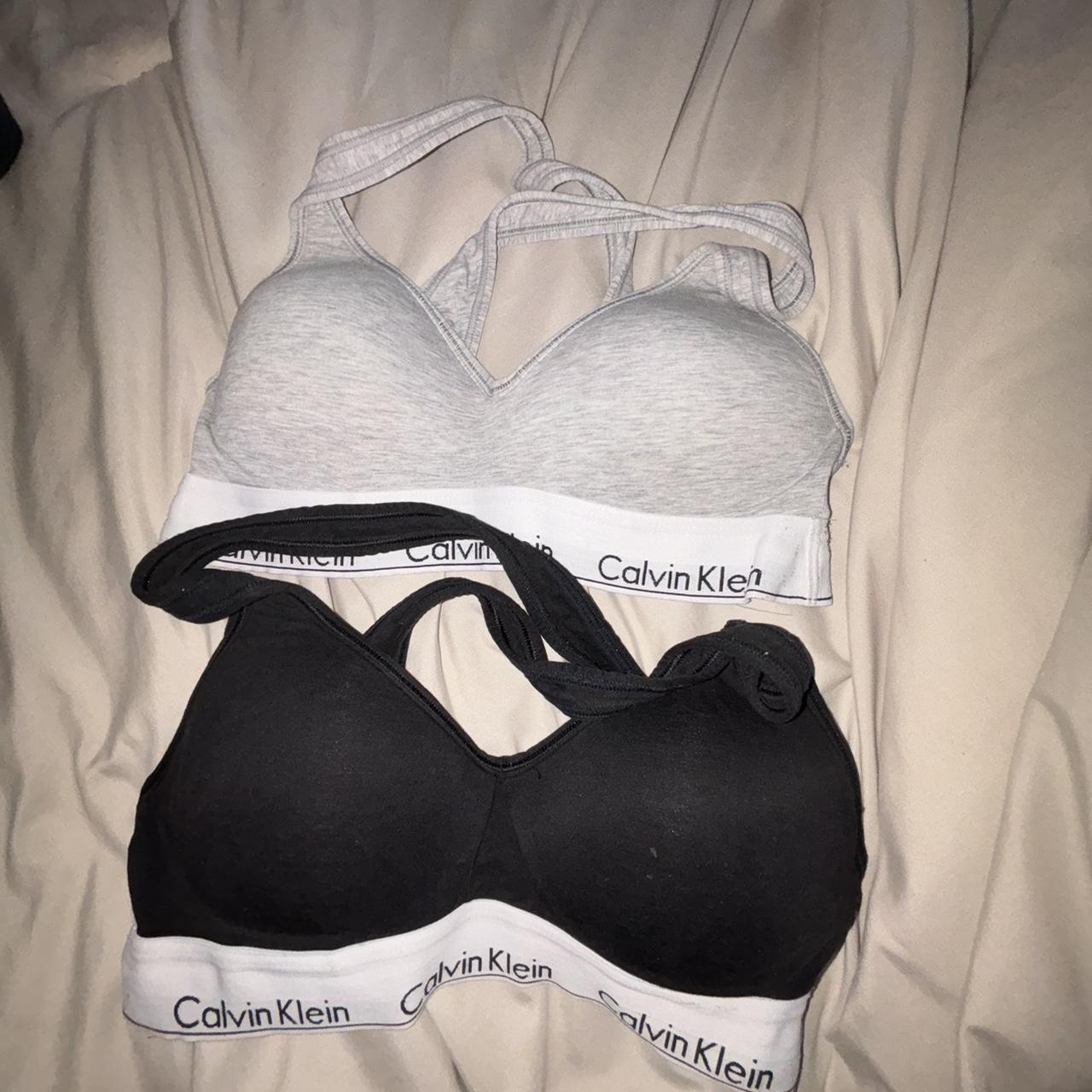 Pack of Calvin Klein padded bras. Lightly worn. Sold... - Depop