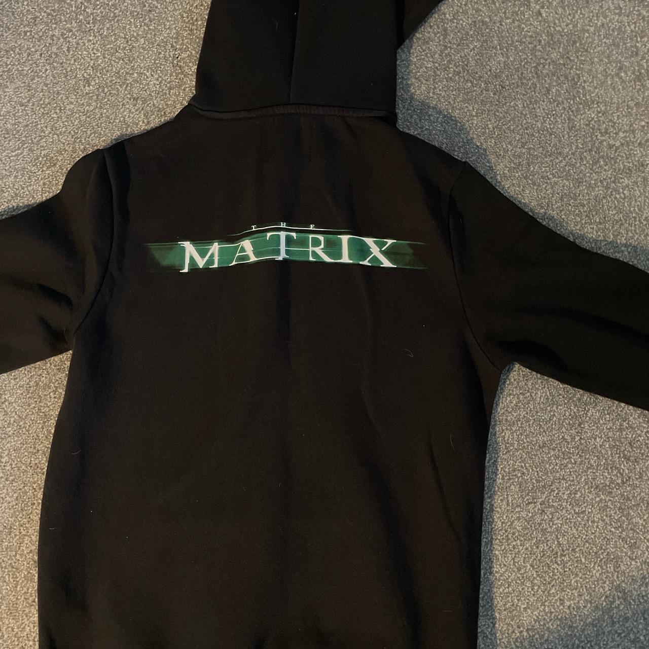 Matrix black hoodie Size: XS - Depop